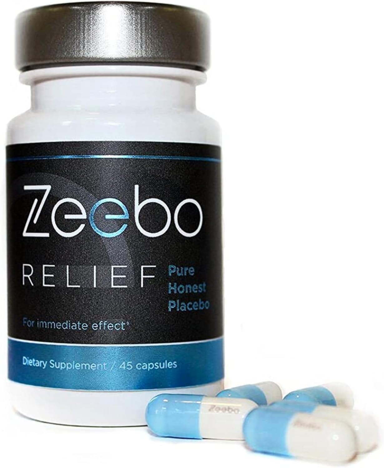 Amazon.com: Zeebo Relief – Honest Placebo Pills Designed to Help You ...