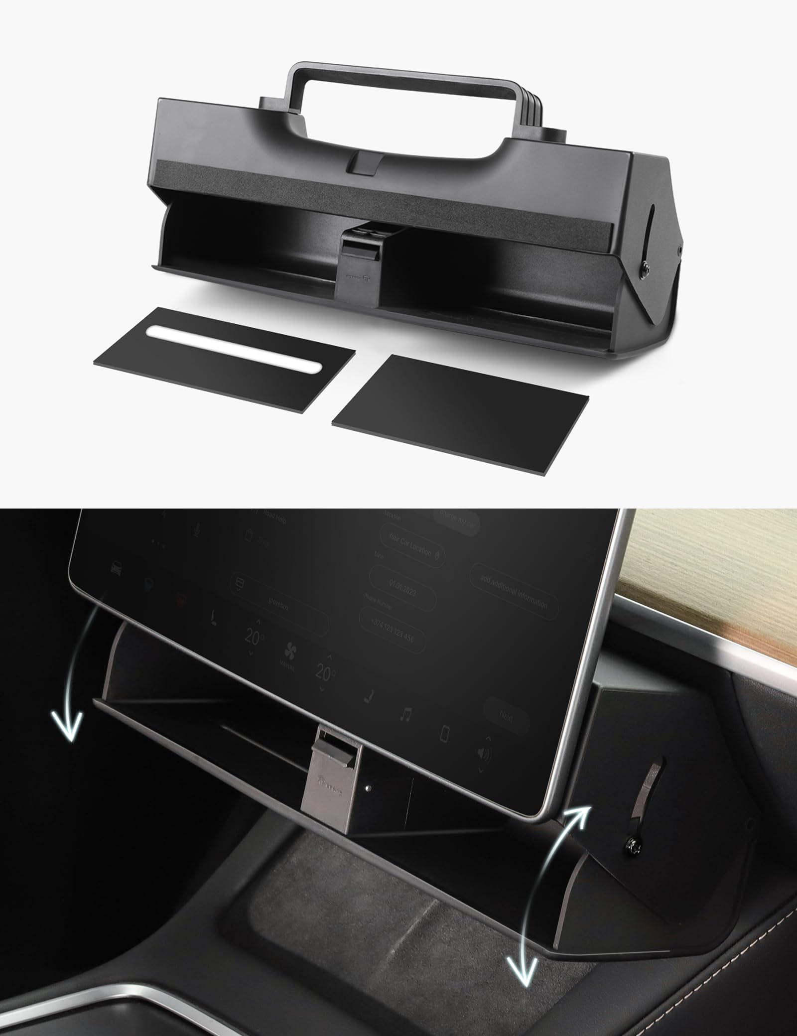 Amazon.com: TPARTS Hidden Magnetic (Under Screen) Storage Box for Model ...