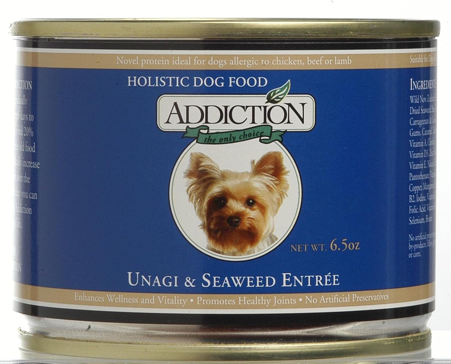 Unagi & Seaweed Entree Grain Free Dog Food 6.5oz: Canned Wet Pet Food ...