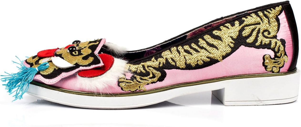 Irregular Choice 'Good Fortune', pink, dragon inspired flat, 38 at ...