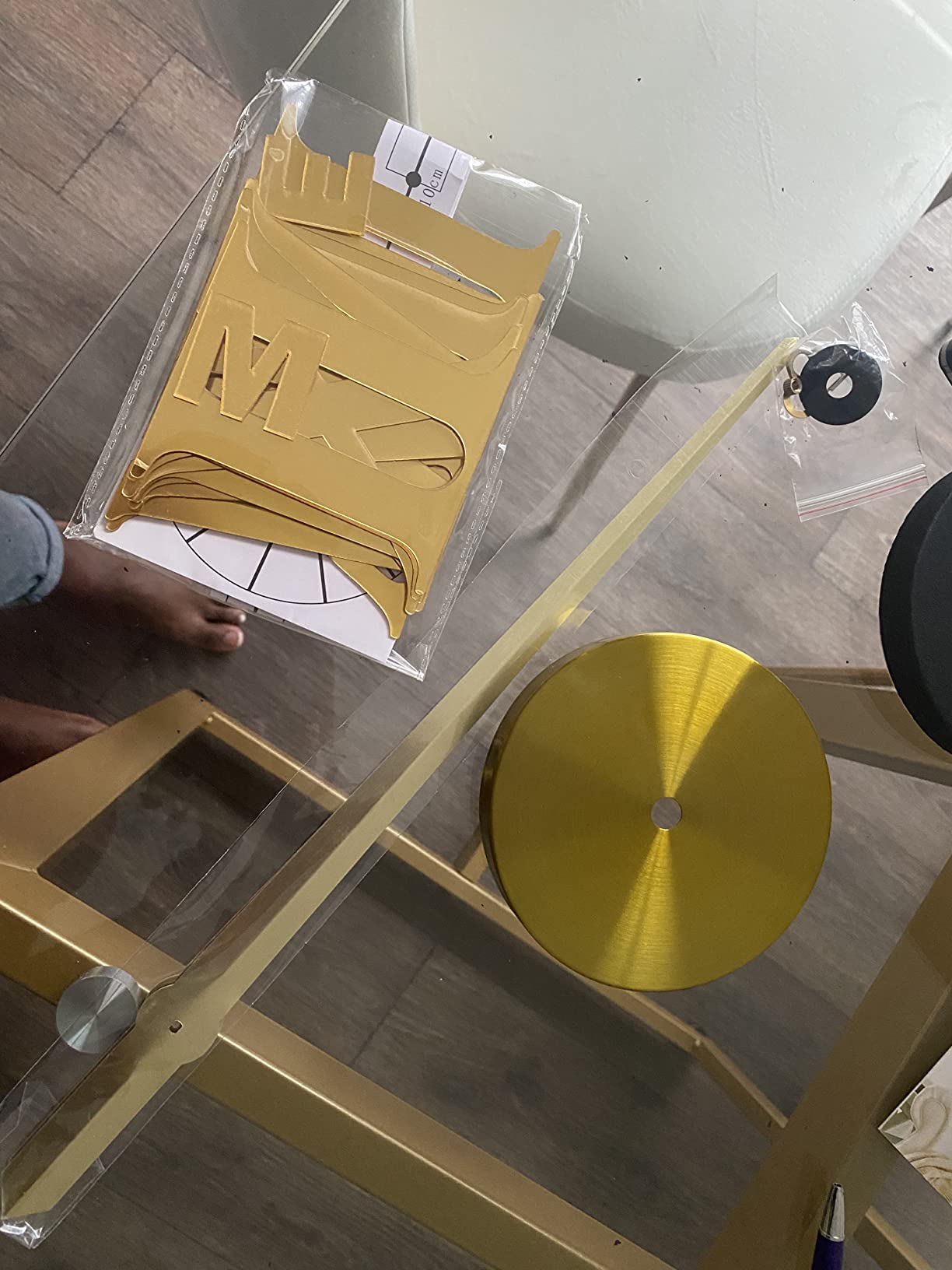 $5/mo - Finance VREAONE Large 3D DIY Wall Clock, Giant Roman Numerals ...