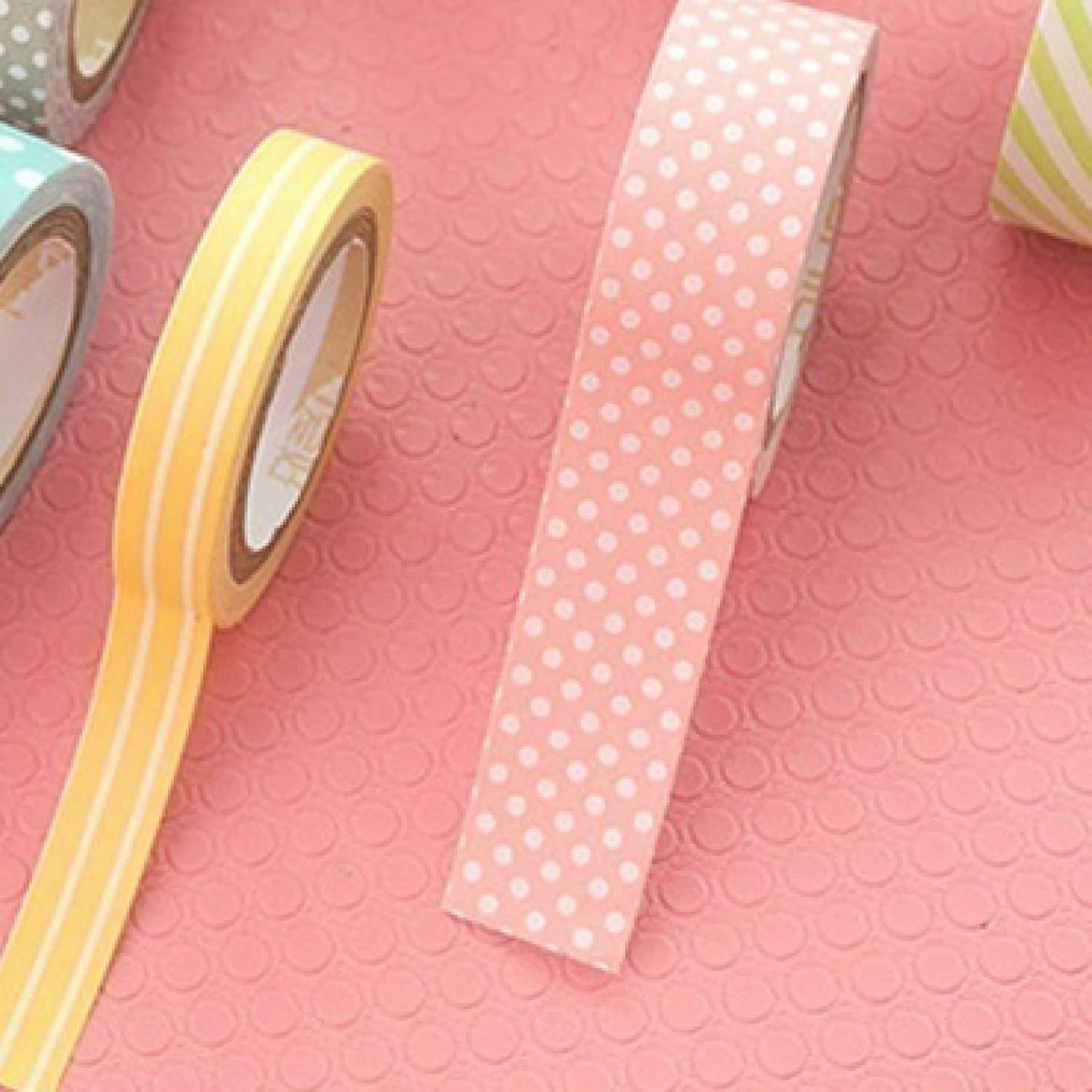 25 piezas de cinta adhesiva de color hecha a mano DIY cinta adhesiva ...
