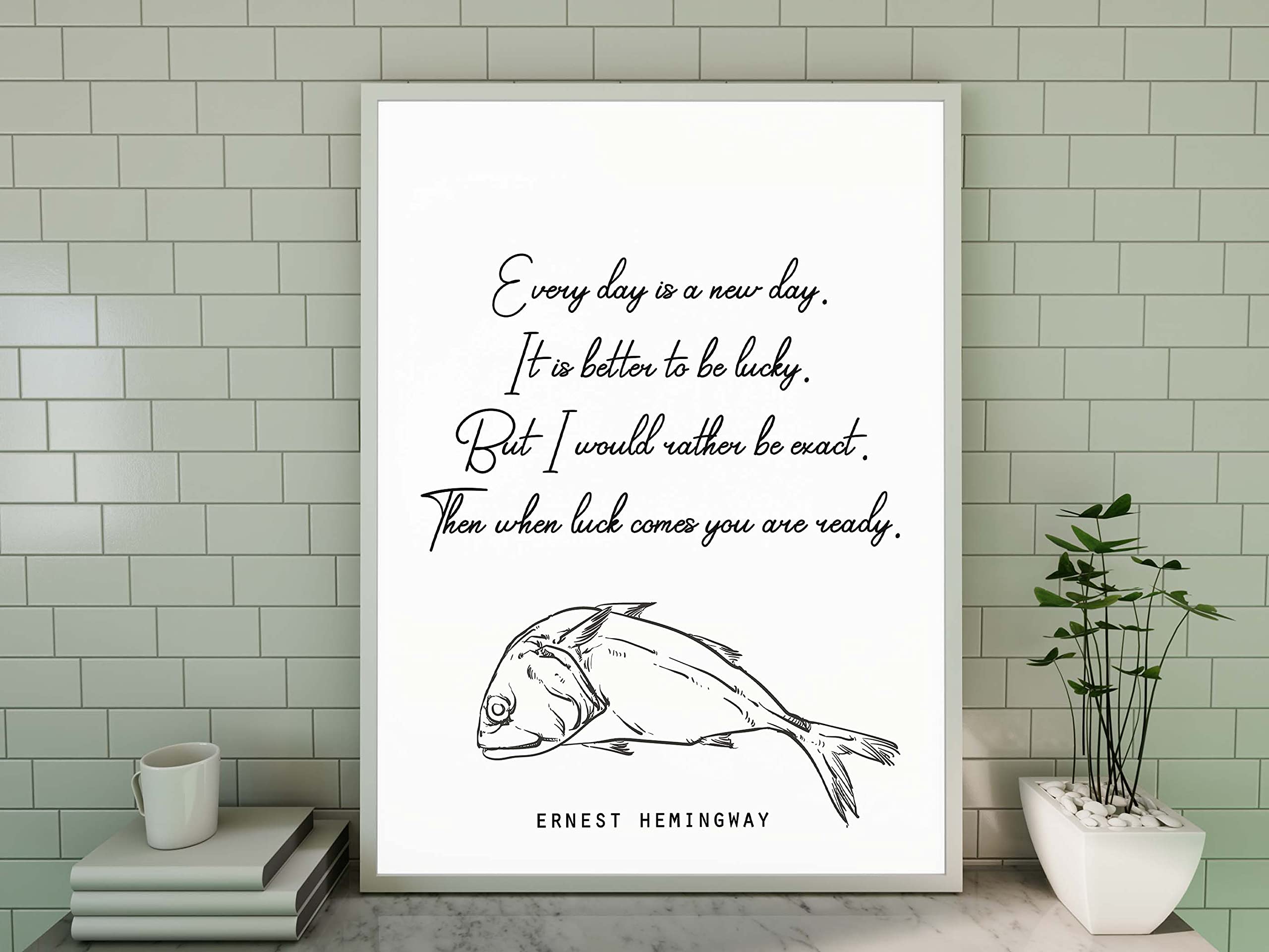 Ernest Hemingway Fishing Quotes