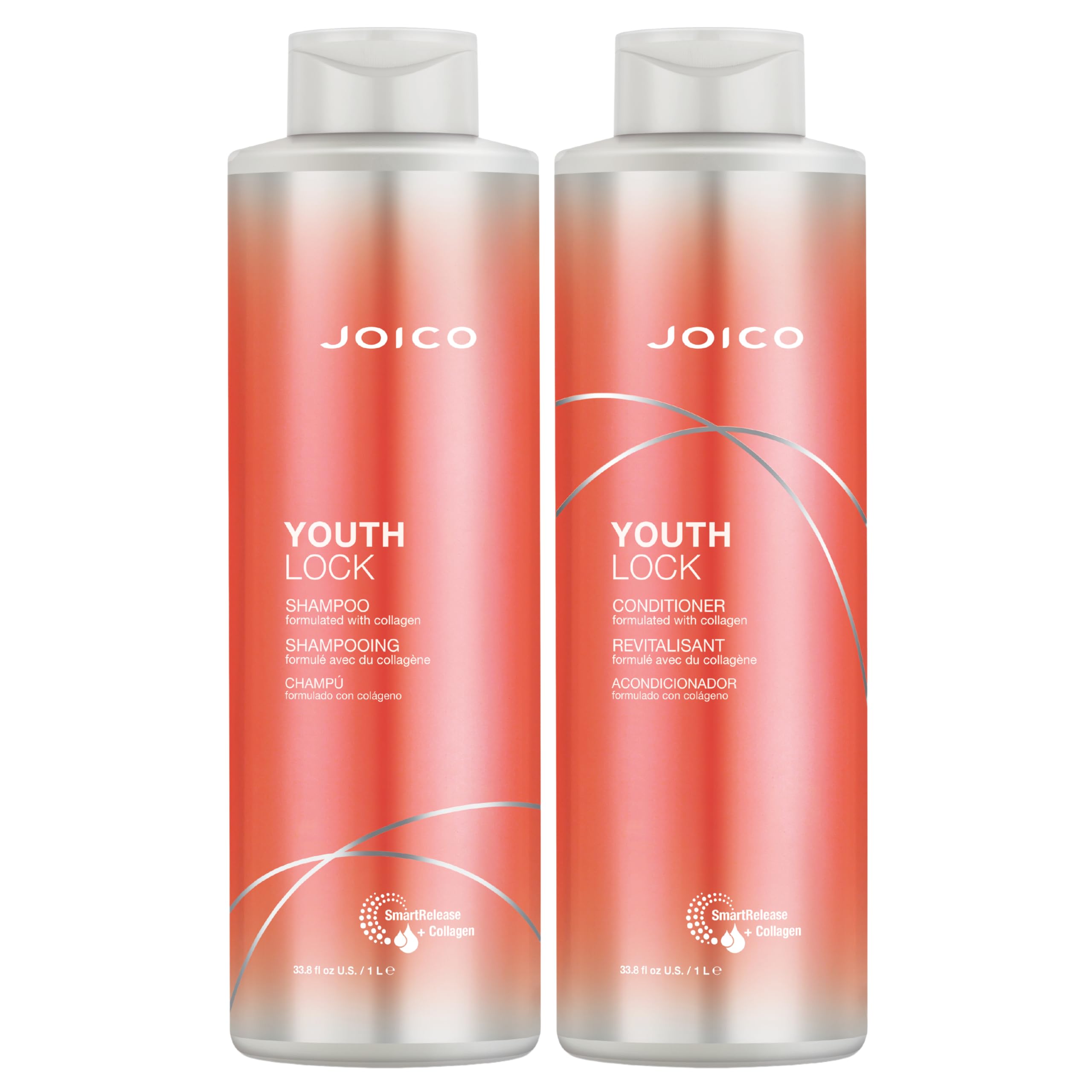 Amazon.com: Joico YouthLock Shampoo and Conditioner Formulated With ...
