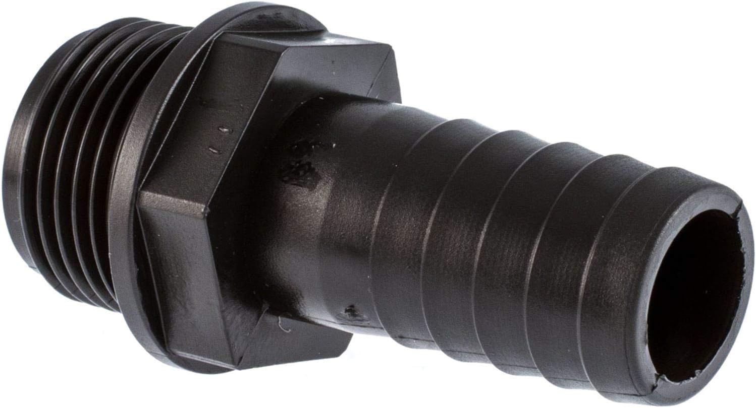 sourcing map PVC Barb Hose Fitting Connector Adapter 12mm or 15/32 ...