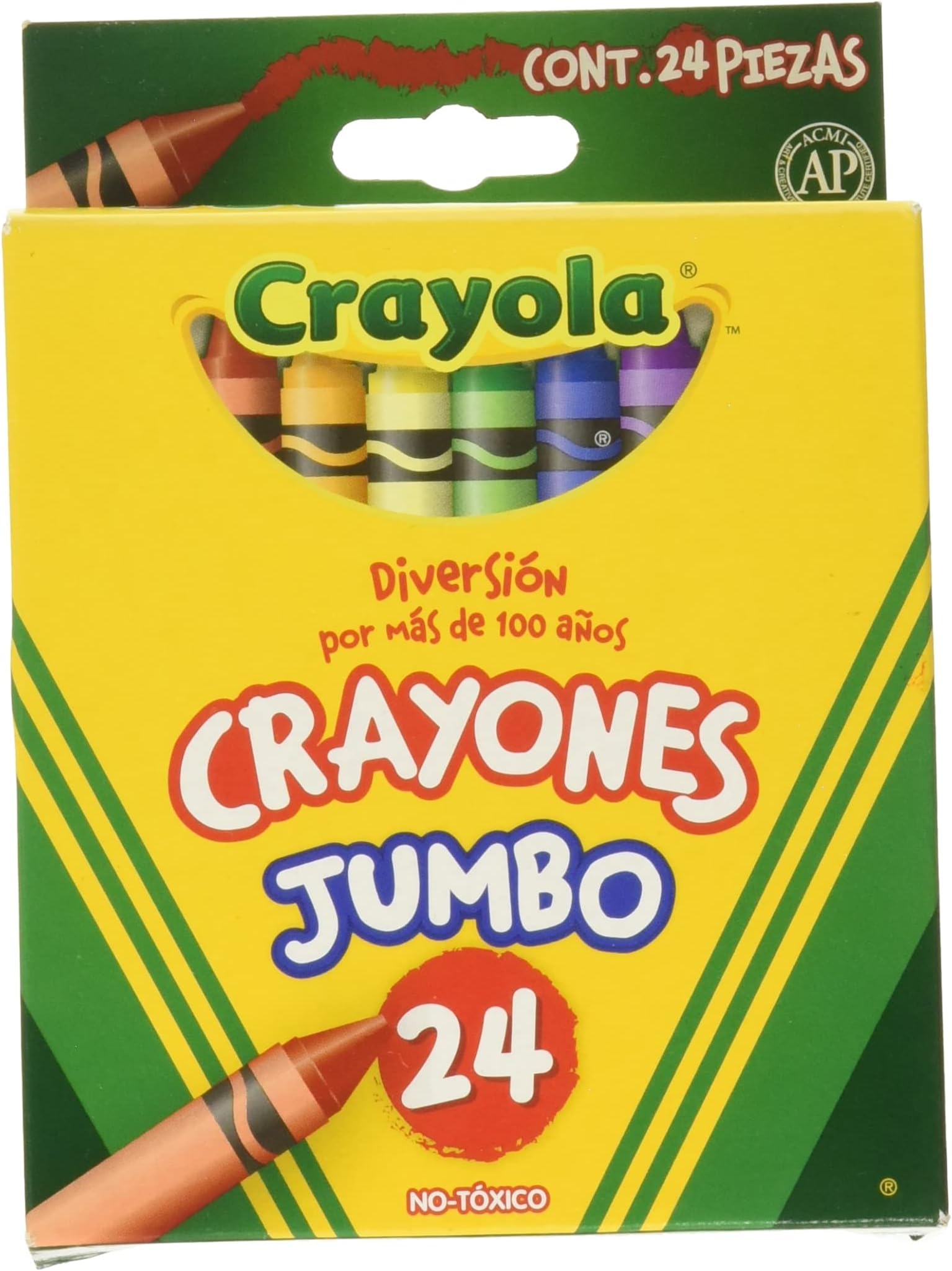 Crayola 18 Crayones Extra Jumbo : Amazon.com.mx: Juguetes y Juegos