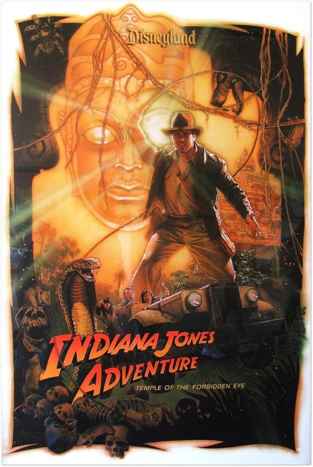 Amazon.com: CARTEL 596127 Attraction Indiana Jones Adventure Disneyland ...