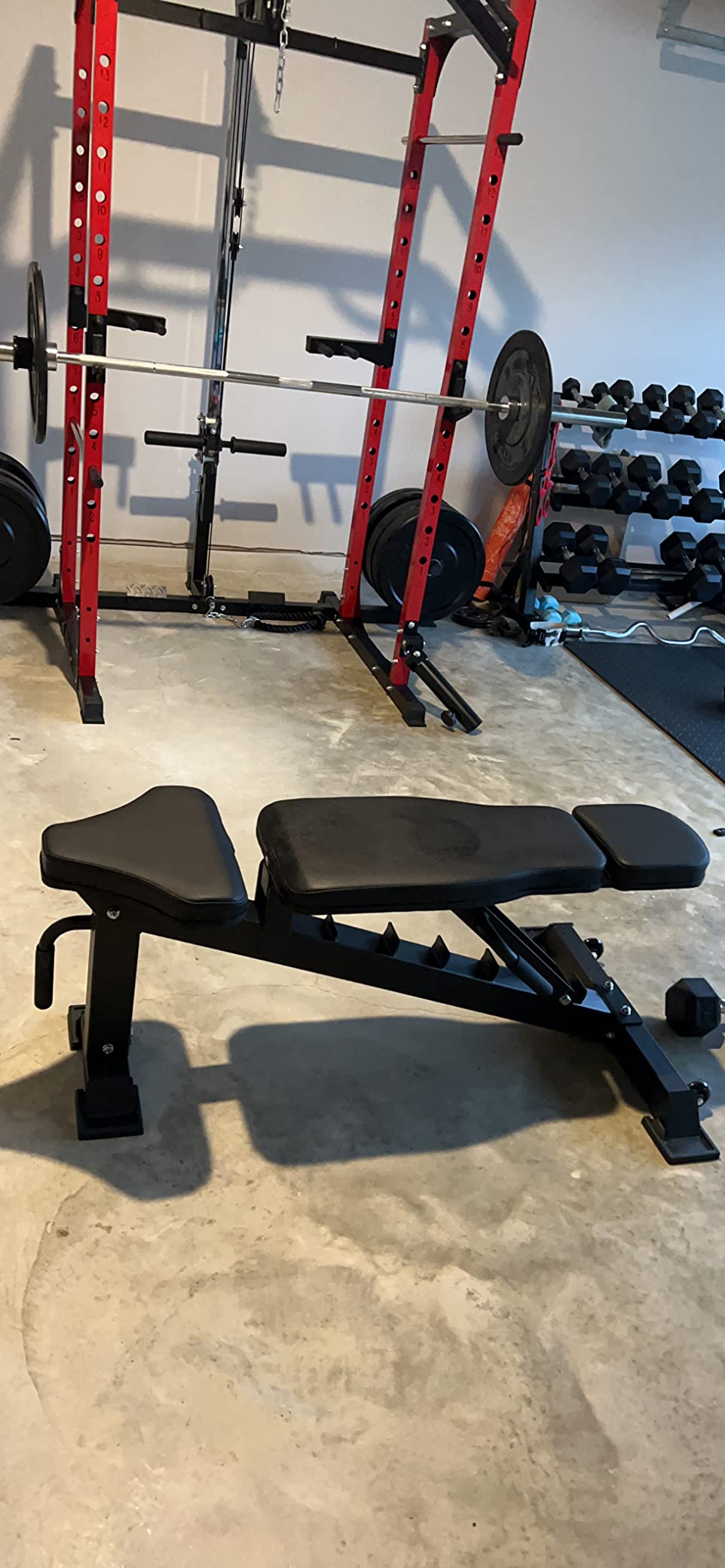 $41/mo - Finance Mikolo Power Cage, Power Rack with LAT Pulldown, Multi ...