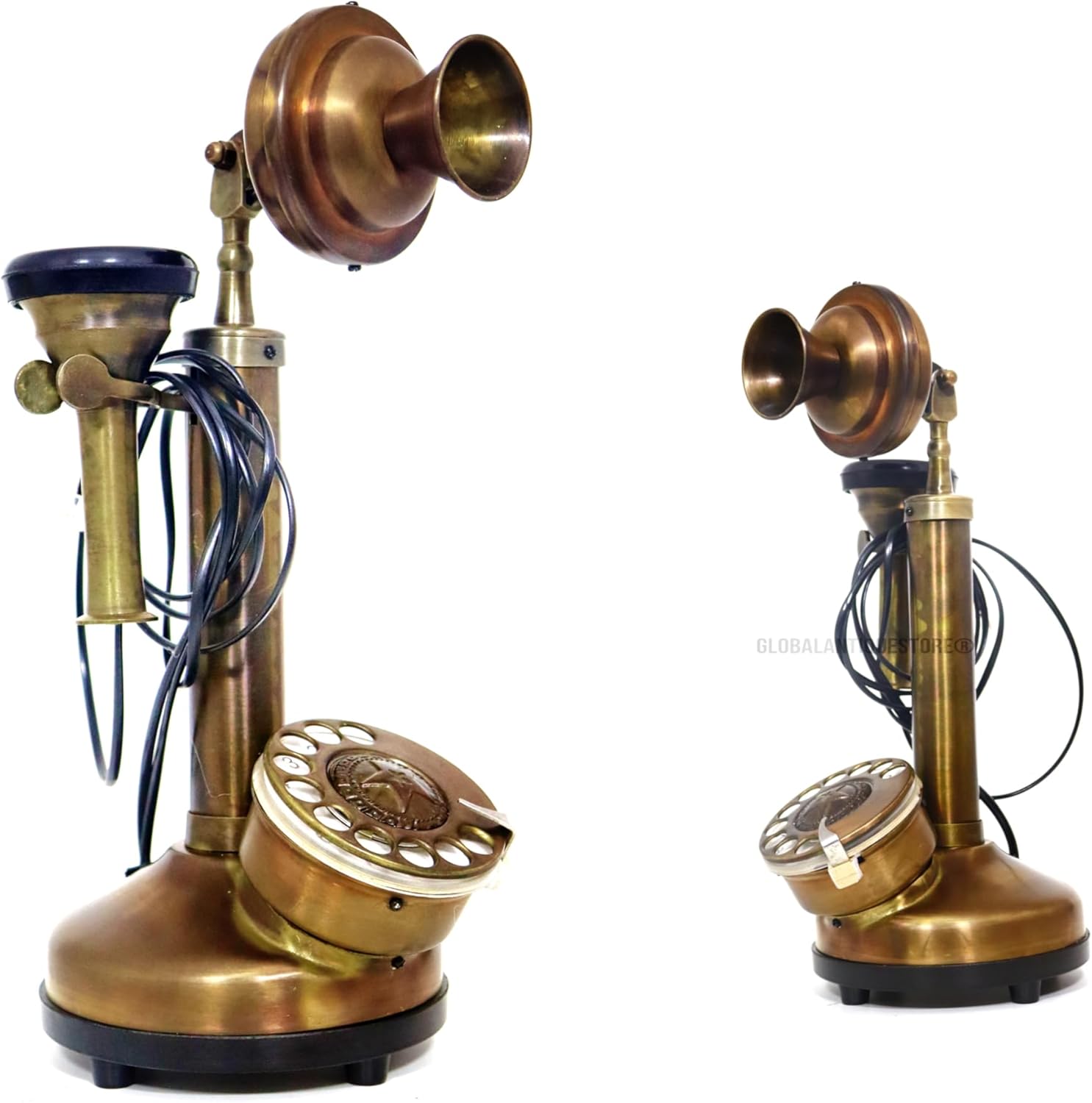 Amazon.com : Brass Candlestick Telephone - 1920's Style Vintage ...
