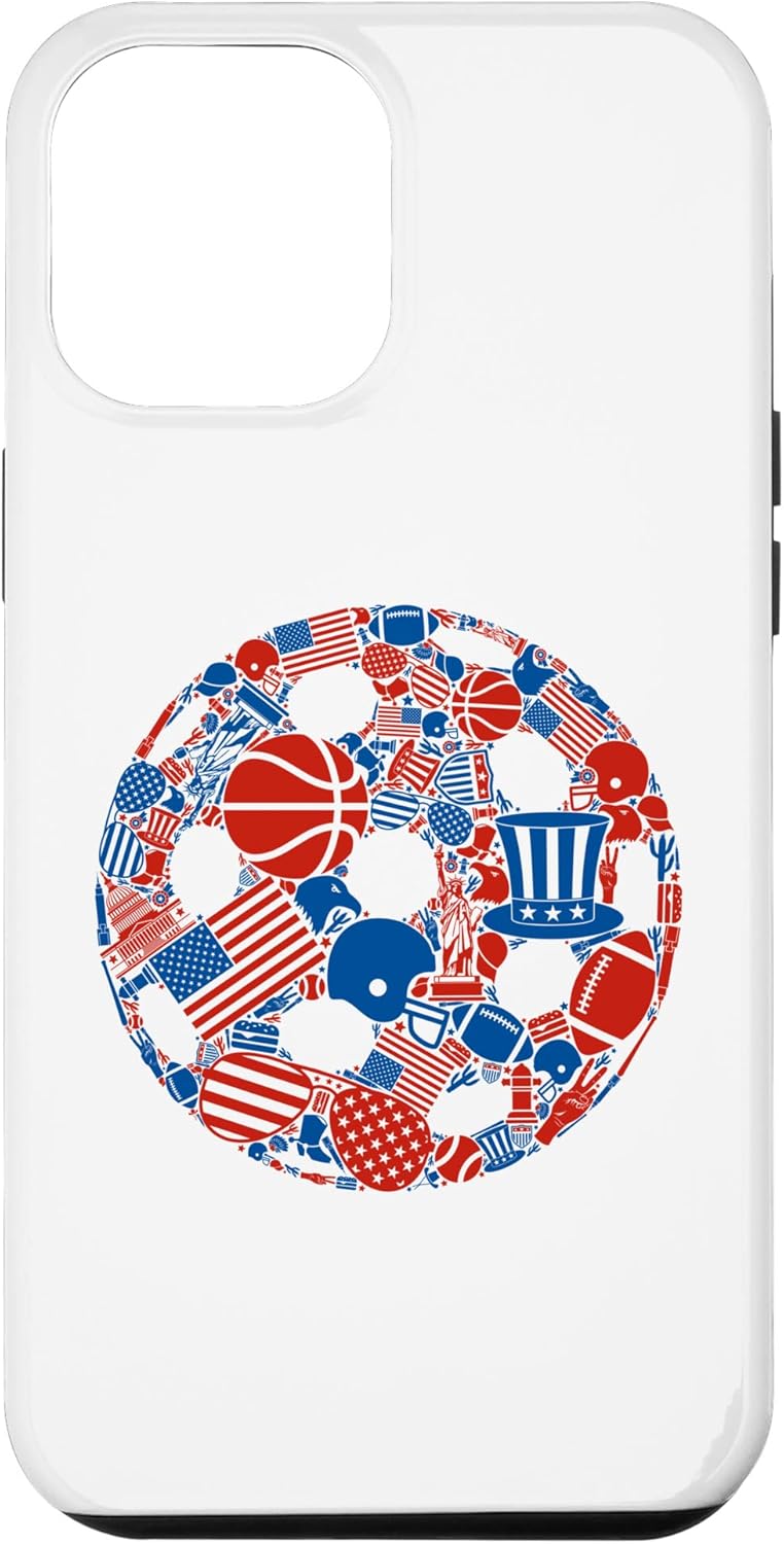 Amazon.com: iPhone 12 Pro Max Pickleball Ball Silhouette America ...