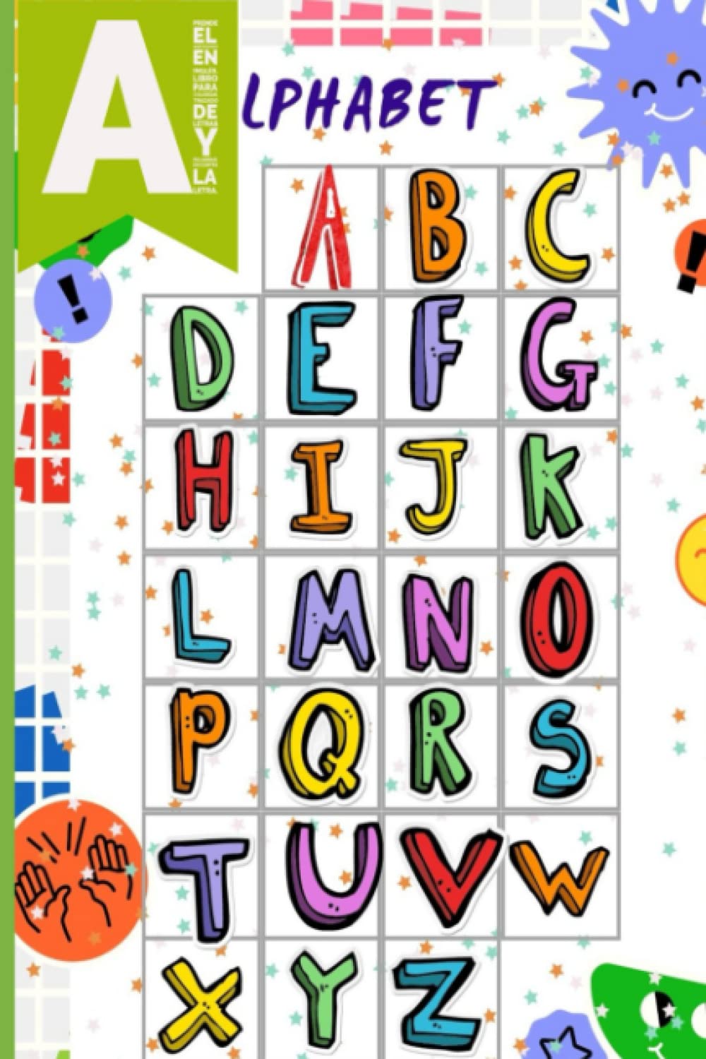 Aprende El Abecedario En Ingles Libro Para Colorear Trazado De ...