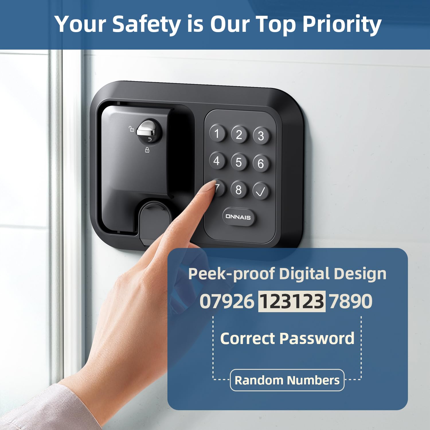 Snapklik.com : ONNAIS RV Keyless Entry Door Lock