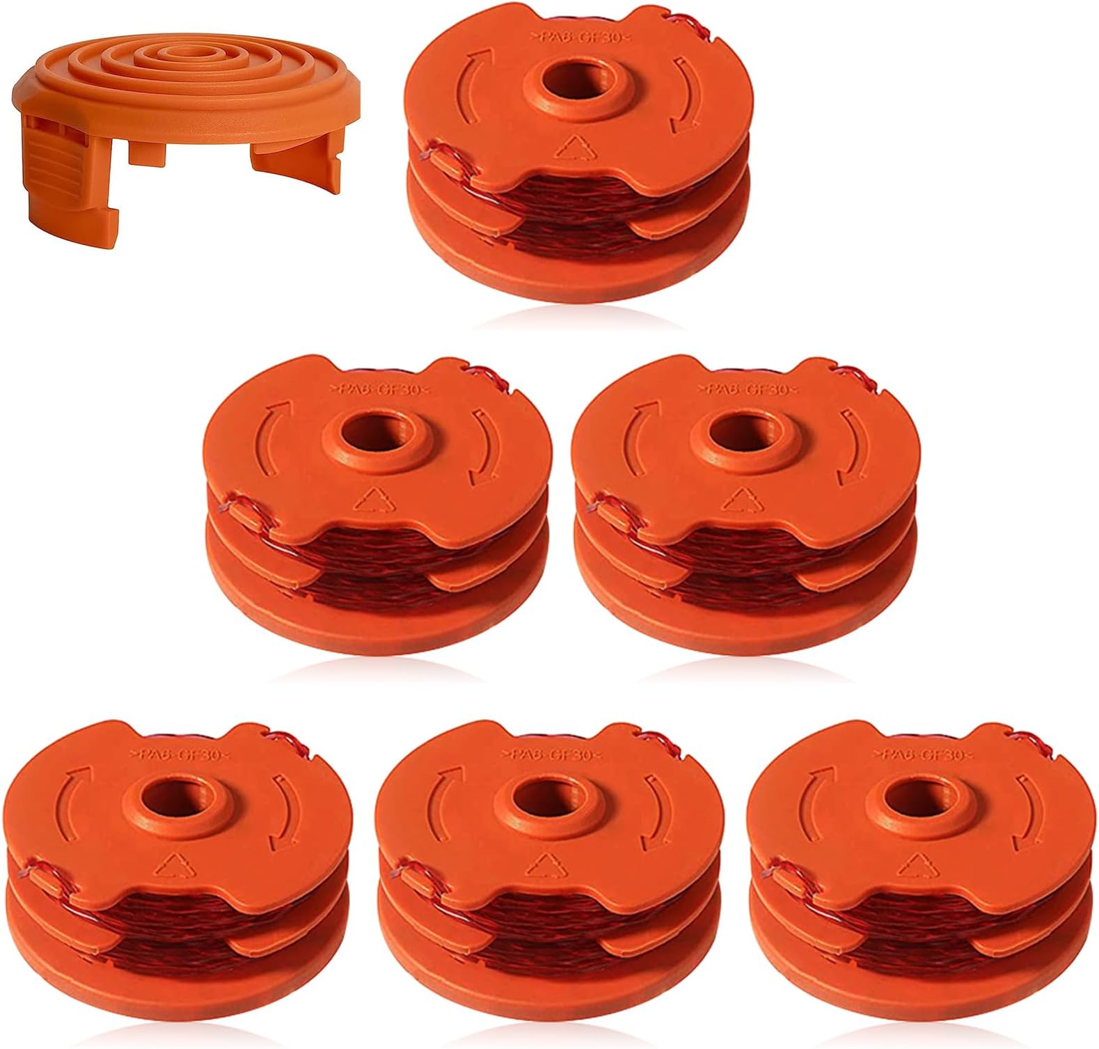Amazon.com : Kudoosen WA0007 Weed Wacker Spools for Worx WG116 WG119 ...