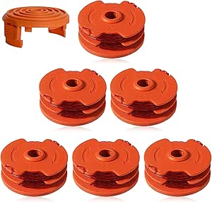 Amazon.com : Katifee WA0007/ 50022833 Replacement Line Trimmer Spool 16ft 0.065'' for Worx WG116 ...