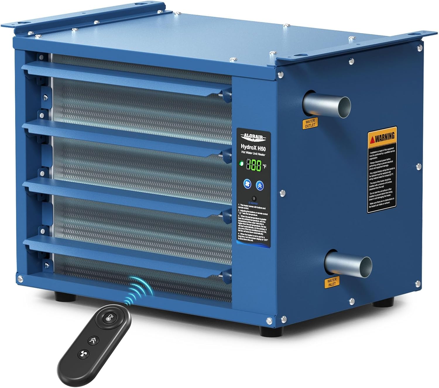 Amazon.com: ALORAIR 50,000 BTU Hydronic Hanging Heater with Control ...