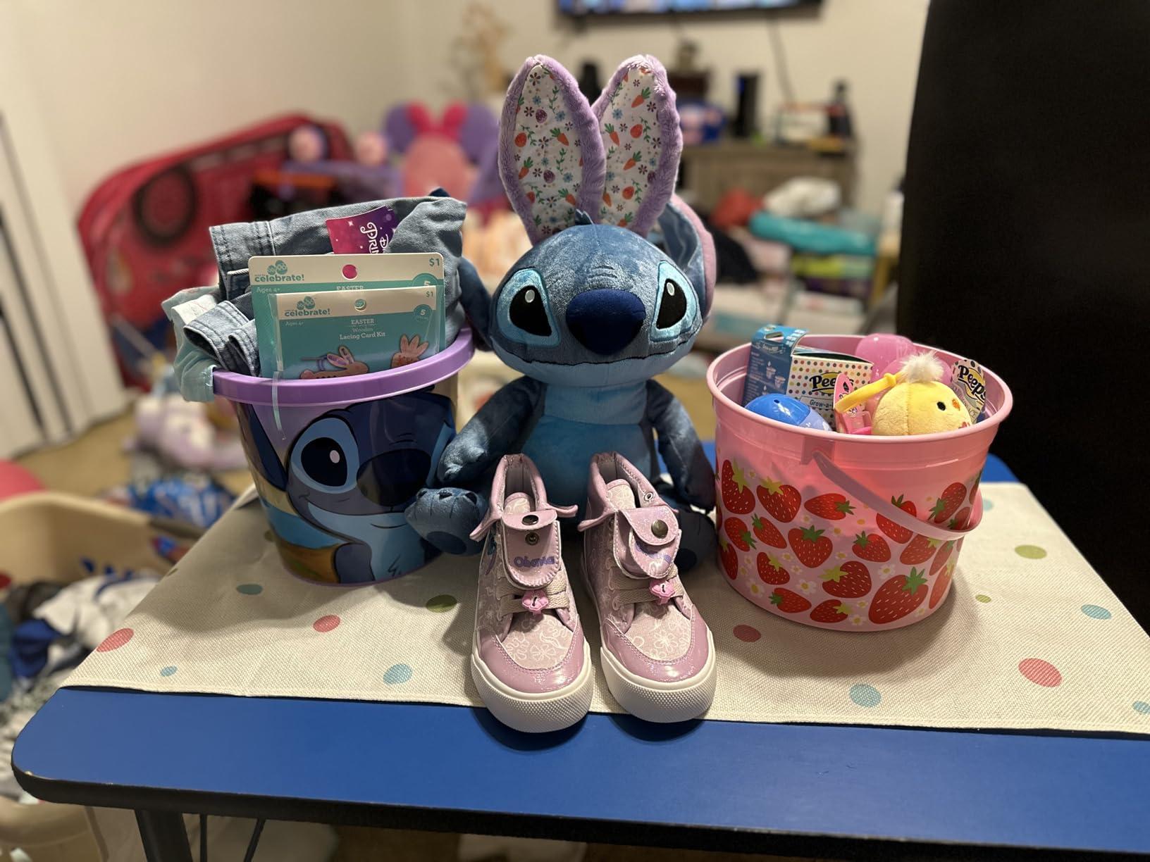 Amazon.com: Just Play Disney Stitch Easter 13-inch Large Plush Stuffed ...