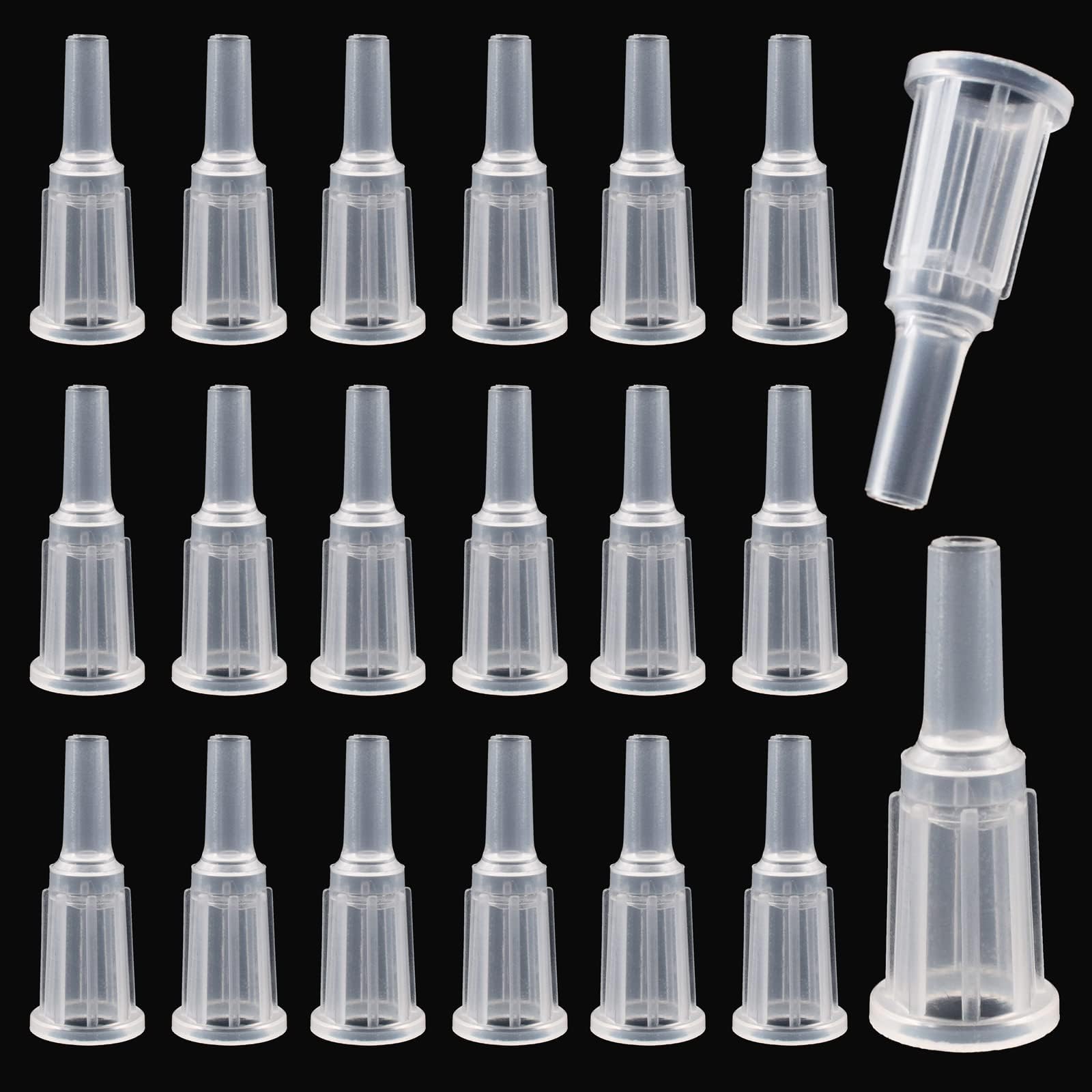 Amazon.com: 20PCS Syringe Tip Adapter Converter Transfer Plastic Pusher Dispenser Syringing ...