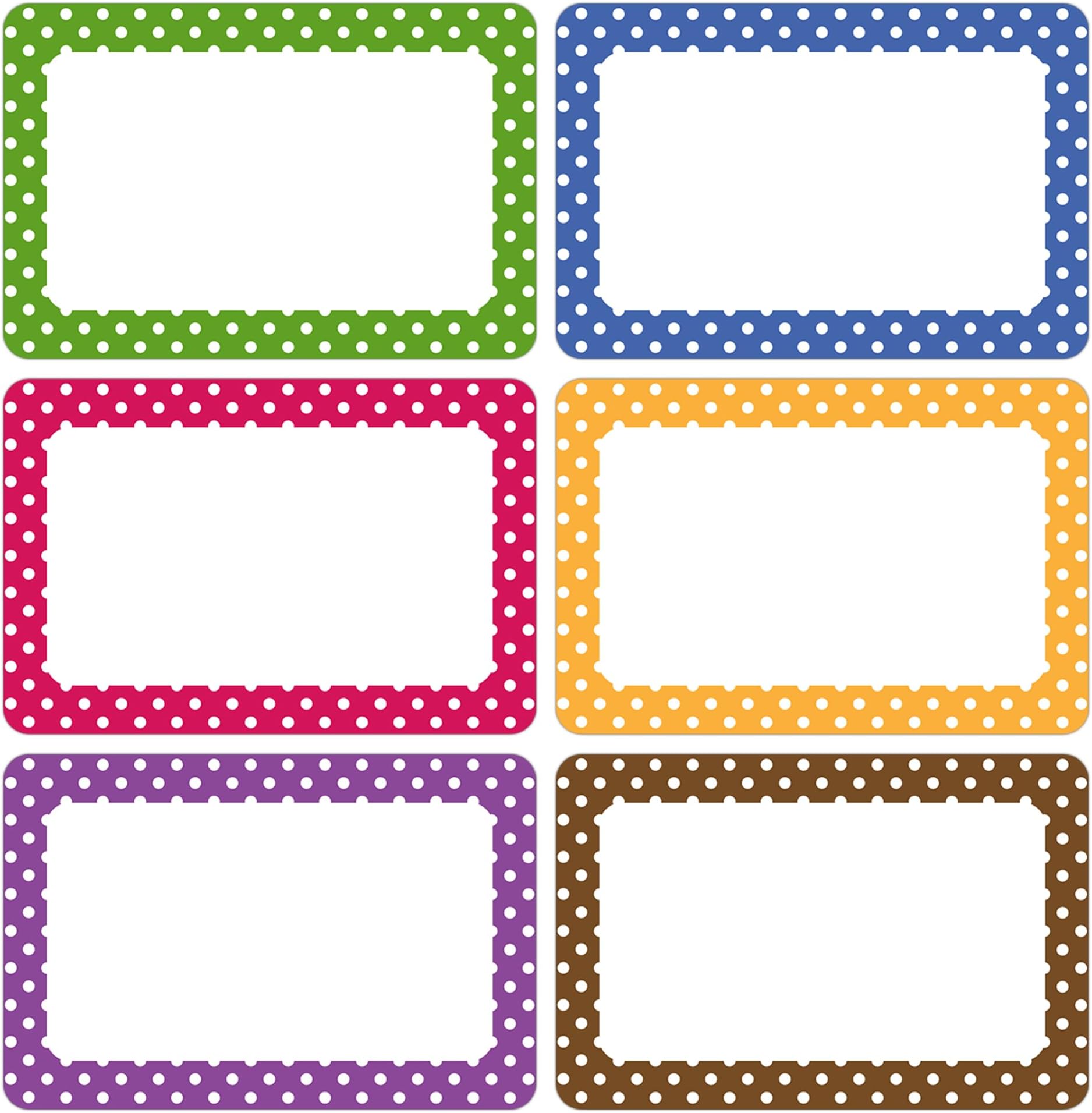 Amazon.com : Name Tags Sticker Labels for Kids 4 Inch Name Tags for ...