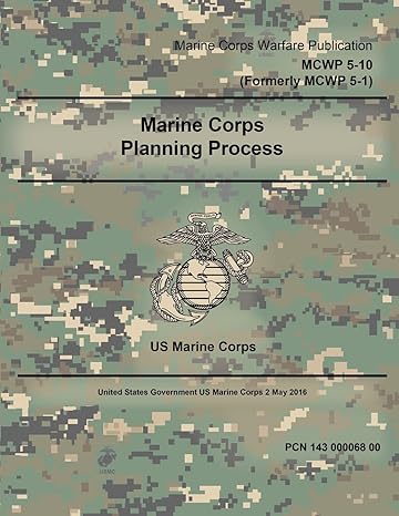 Marine Corps Warfare Publication MCWP 5-10 (Formerly MCWP 5-1) Marine ...