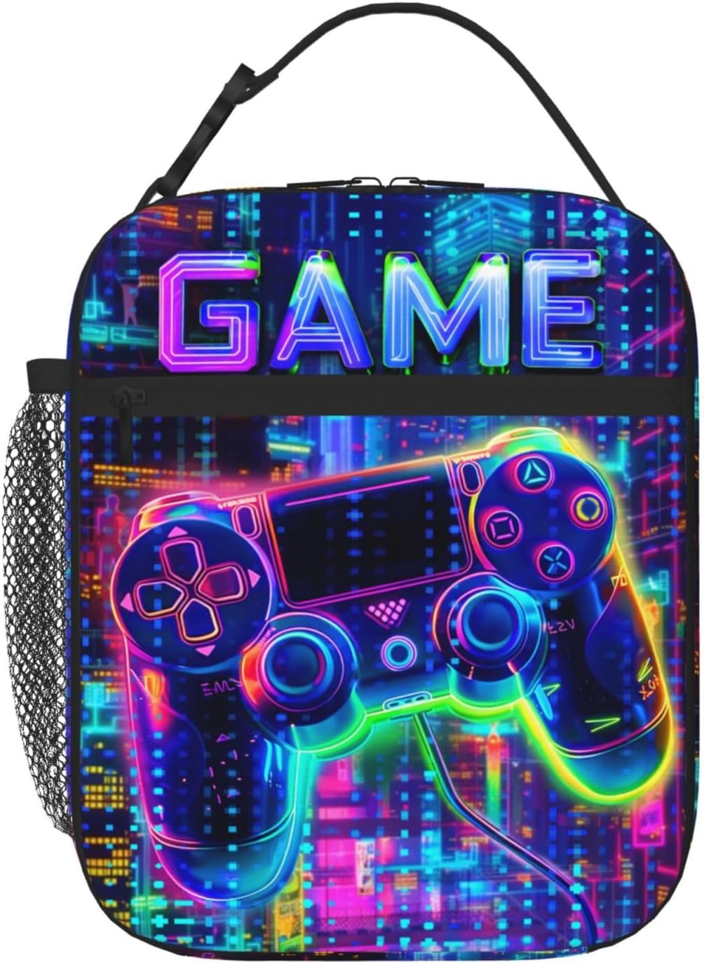 Amazon.com: Atrlupu video game lunch box kids Gamepad Insulated Lunch ...