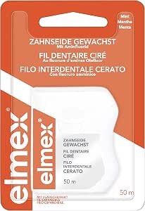 Amazon.de: elmex Zahnseide 50 m – gewachstes Zahnband für eine ...