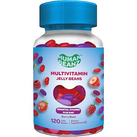 Amazon.com: Human Beanz Multivitamin Jelly Bean Gummies with Zinc for ...