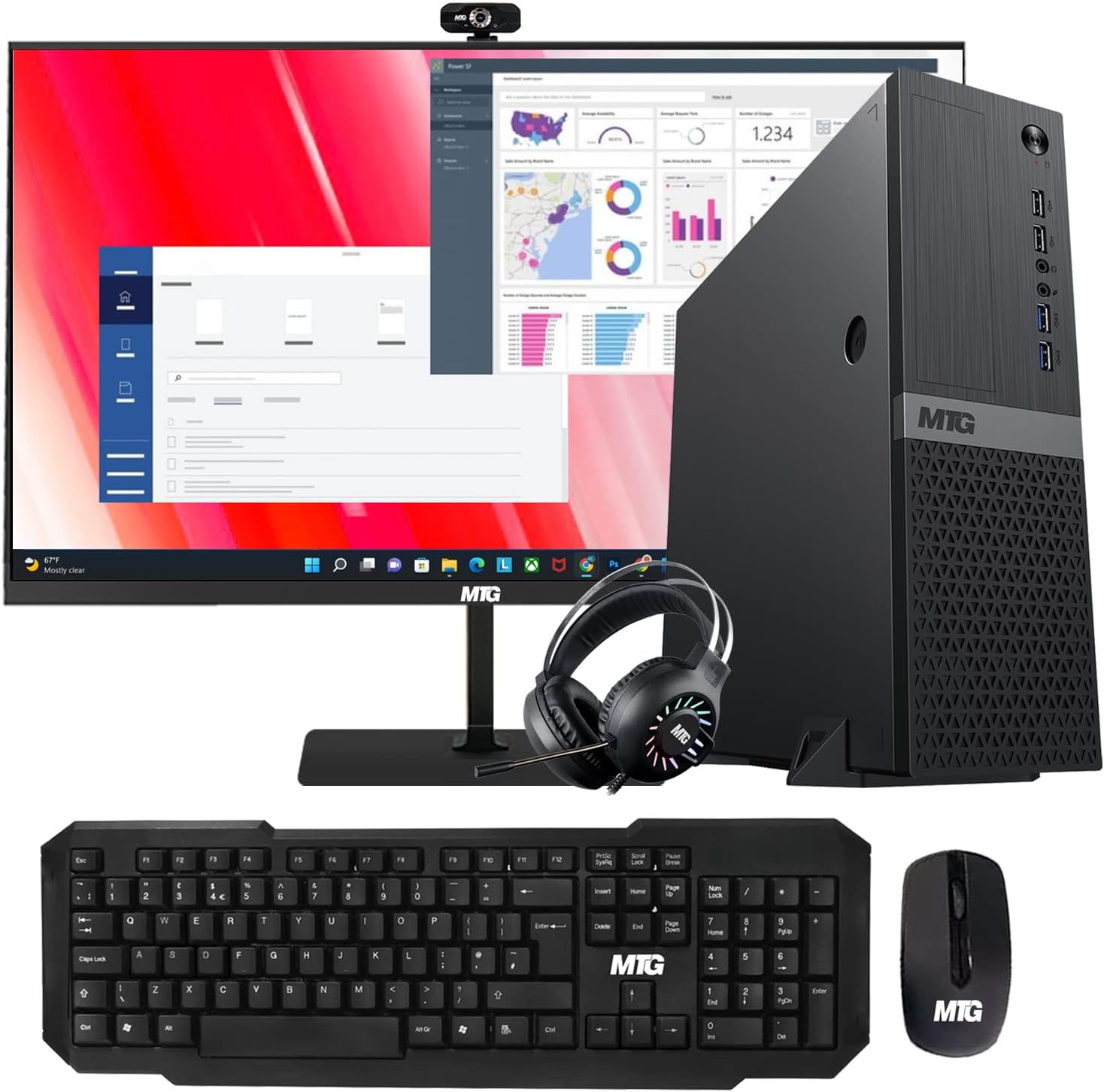 Amazon.com: Computer Desktop PC MTG Aurora - Intel Core i7 4th Gen ...
