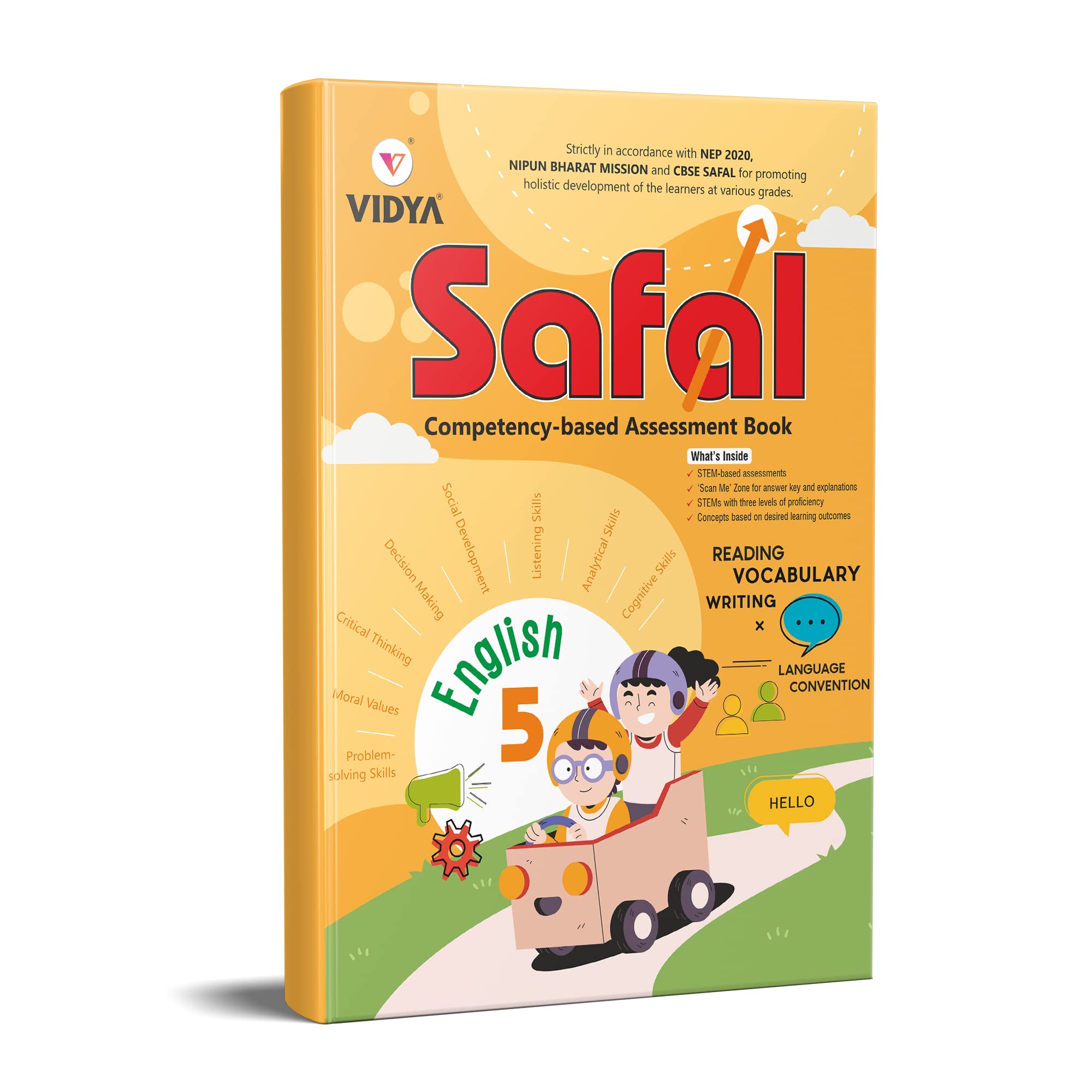 Cbse Safal English Grade 5 Competency Stem Based Assessment Book | Desertcart OMAN