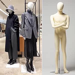 Retail Clothing Mannequin Full Body, Adjustable Dress Form Manikin ...