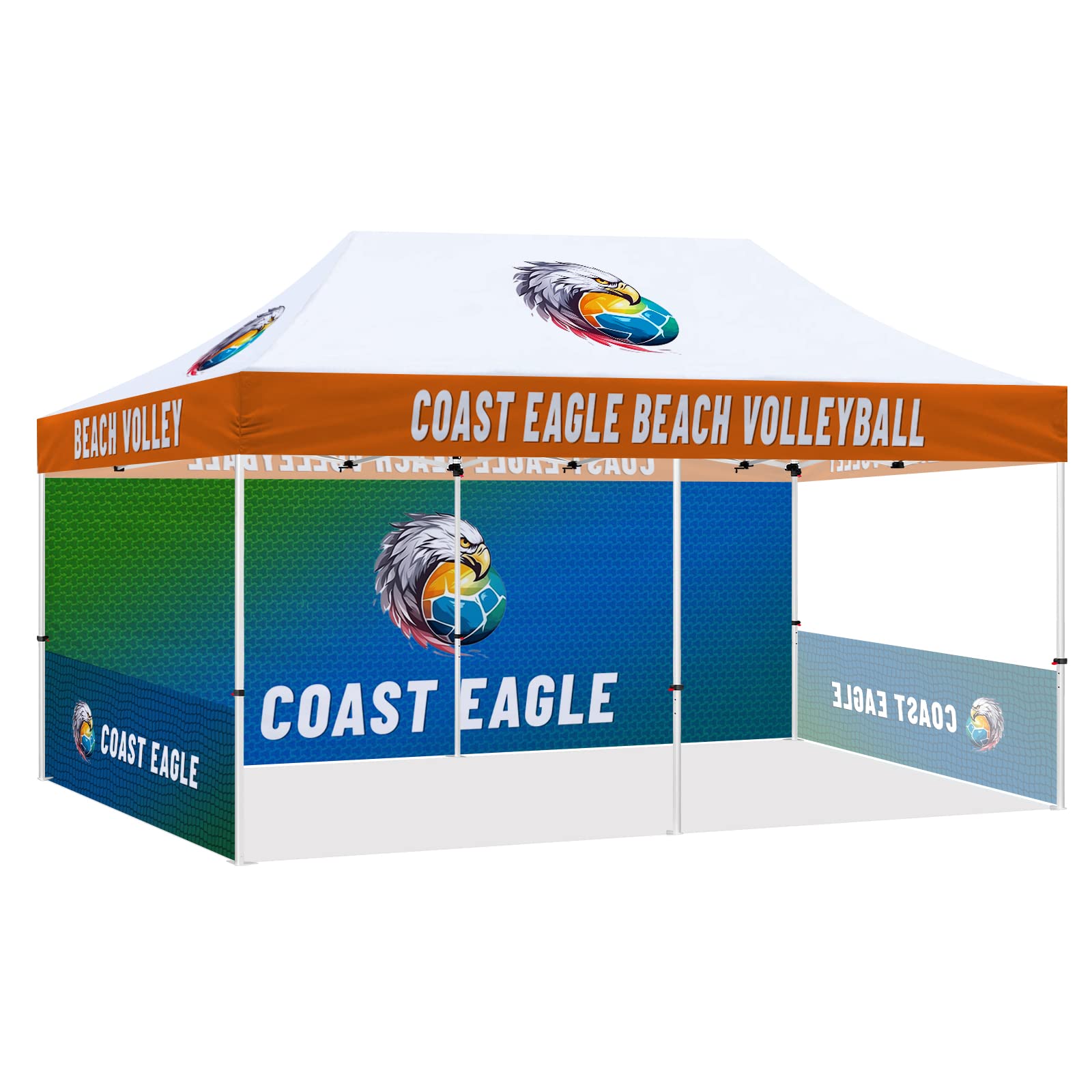 Buy Custom Canopy Tent 10x20 with Logo, Personalized Pop Up Canopy ...