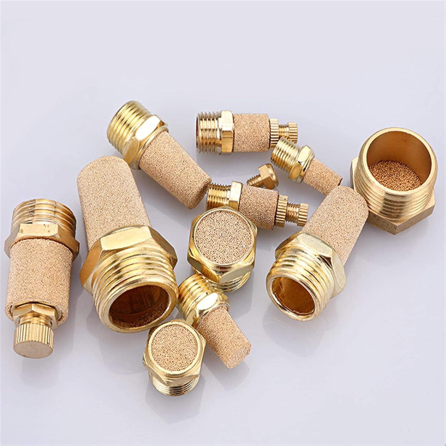 Amazon.com: Pneumatic Brass Exhaust Muffler BSL M5 1/8 Quot; 1/4 Quot ...
