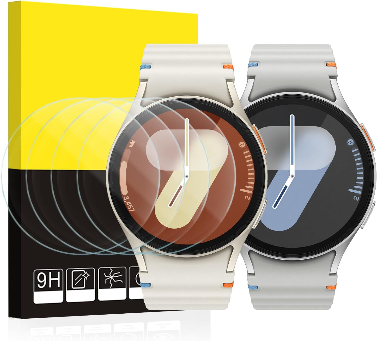 Amazon.com: Suoman 4-Pack Screen Protector for Samsung Galaxy Watch 7/6 ...