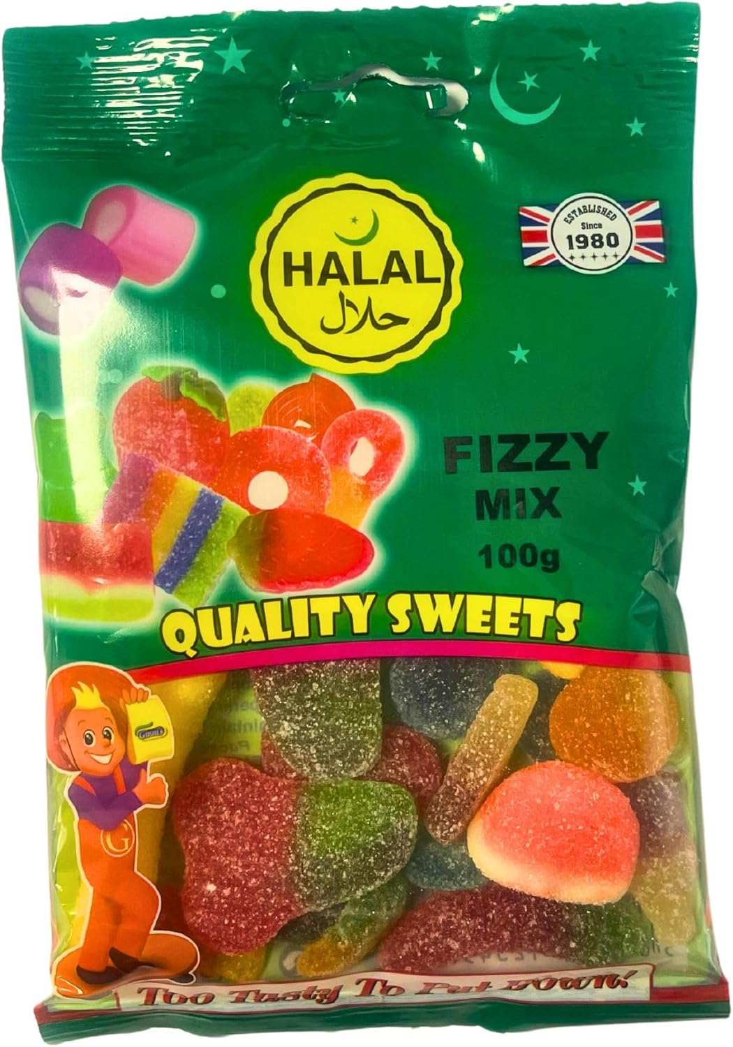 Halal Fizzy Mix Sweet Pick And Mix Sweet 1Kg Bulk Candy Assortment ...