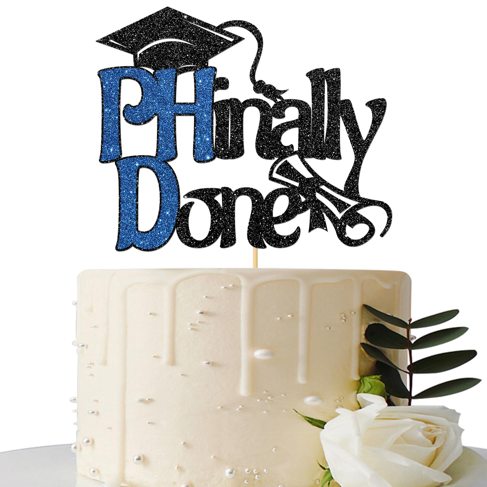 Amazon.com: Maicaiffe Phinally Done Cake Topper - Congrats Grad ...