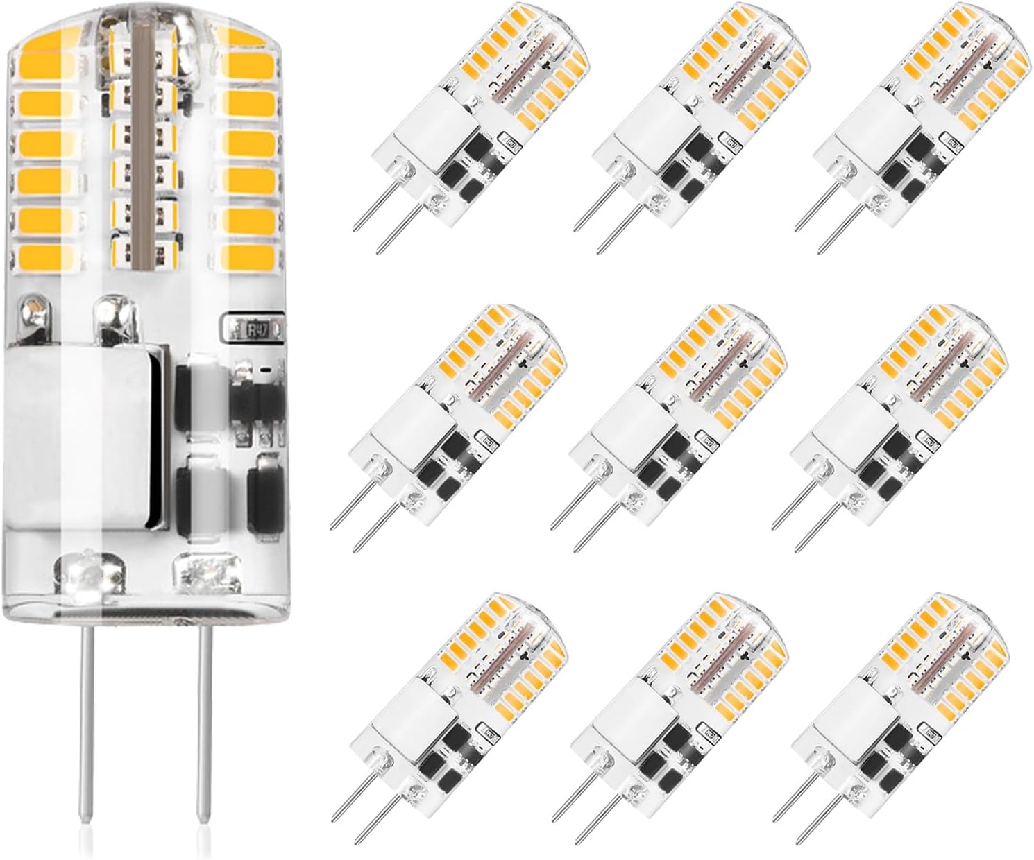 BBAUER G4 LED Lamps 3W 12V LED Bulb Replacement for 30W Halogen Lamps ...