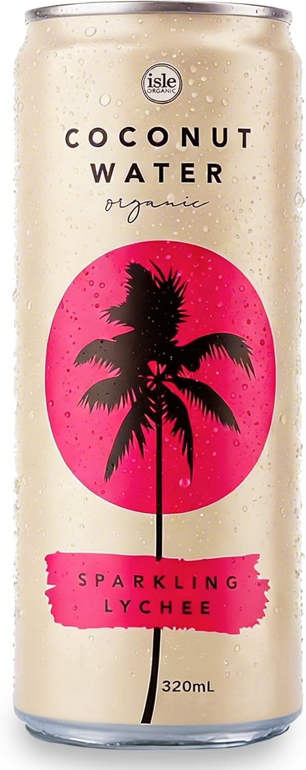 Sparkling, COCONUT WATER, Lychee Juice, No Added Sugar, Healthy Soft ...