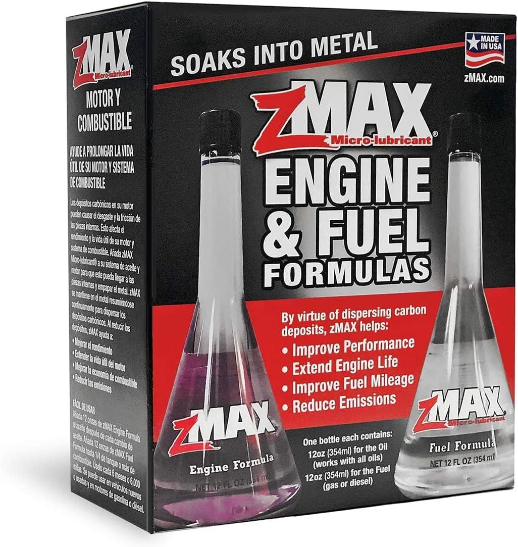 zMAX 51-011 - Engine & Fuel Formula Kit - Easy to Use - Reduces Carbon ...