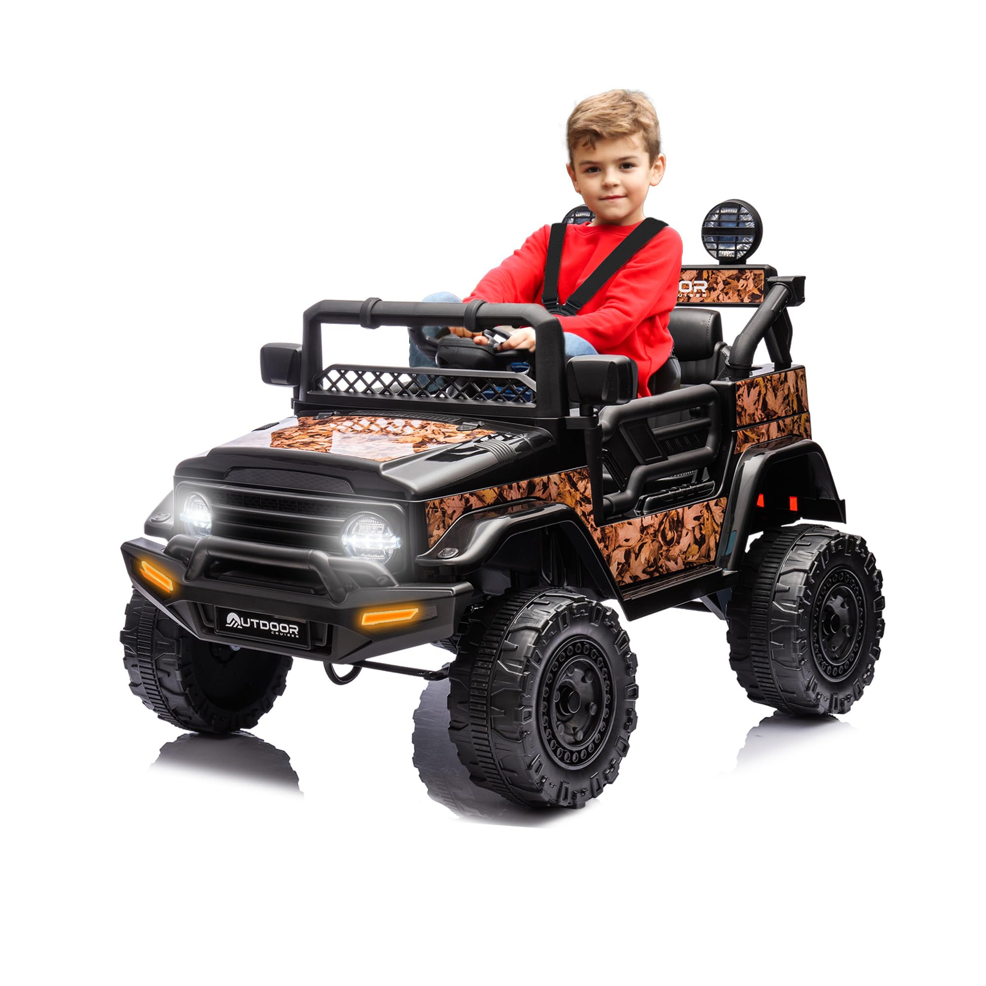 Amazon.com: OutdoorCruiser 12V Ride-On Electric Car for Kids, 1-Seater ...