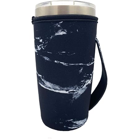 Amazon.com | Wanty Reusable Neoprene Iced Coffee Cup Sleeve Neoprene ...