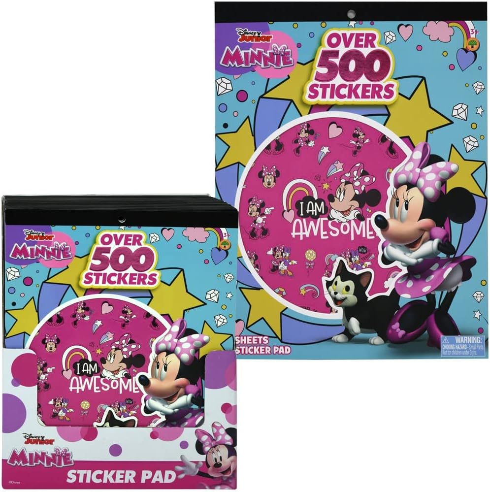 Amazon.com: Disney Minnie Mouse Sticker Book Over 500+ - Perfect for ...