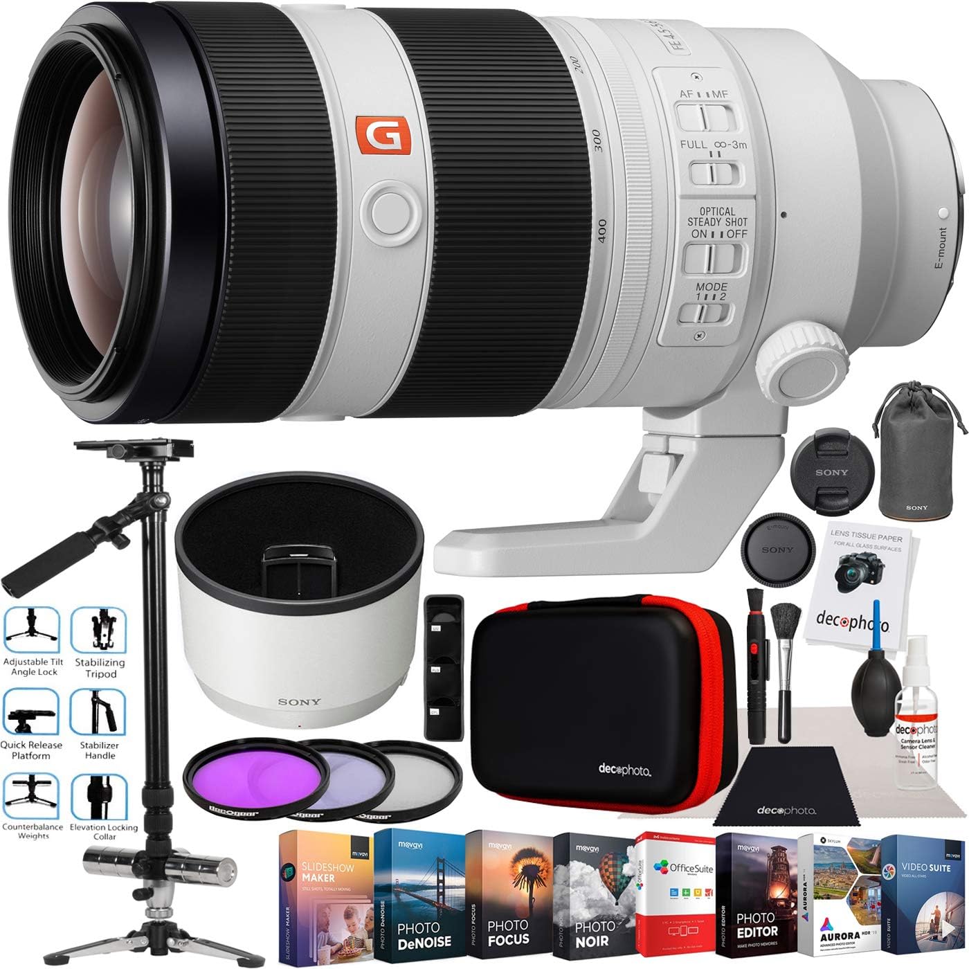 Amazon.com : Sony FE 100-400mm F4.5-5.6 GM OSS Lens G Master Series ...