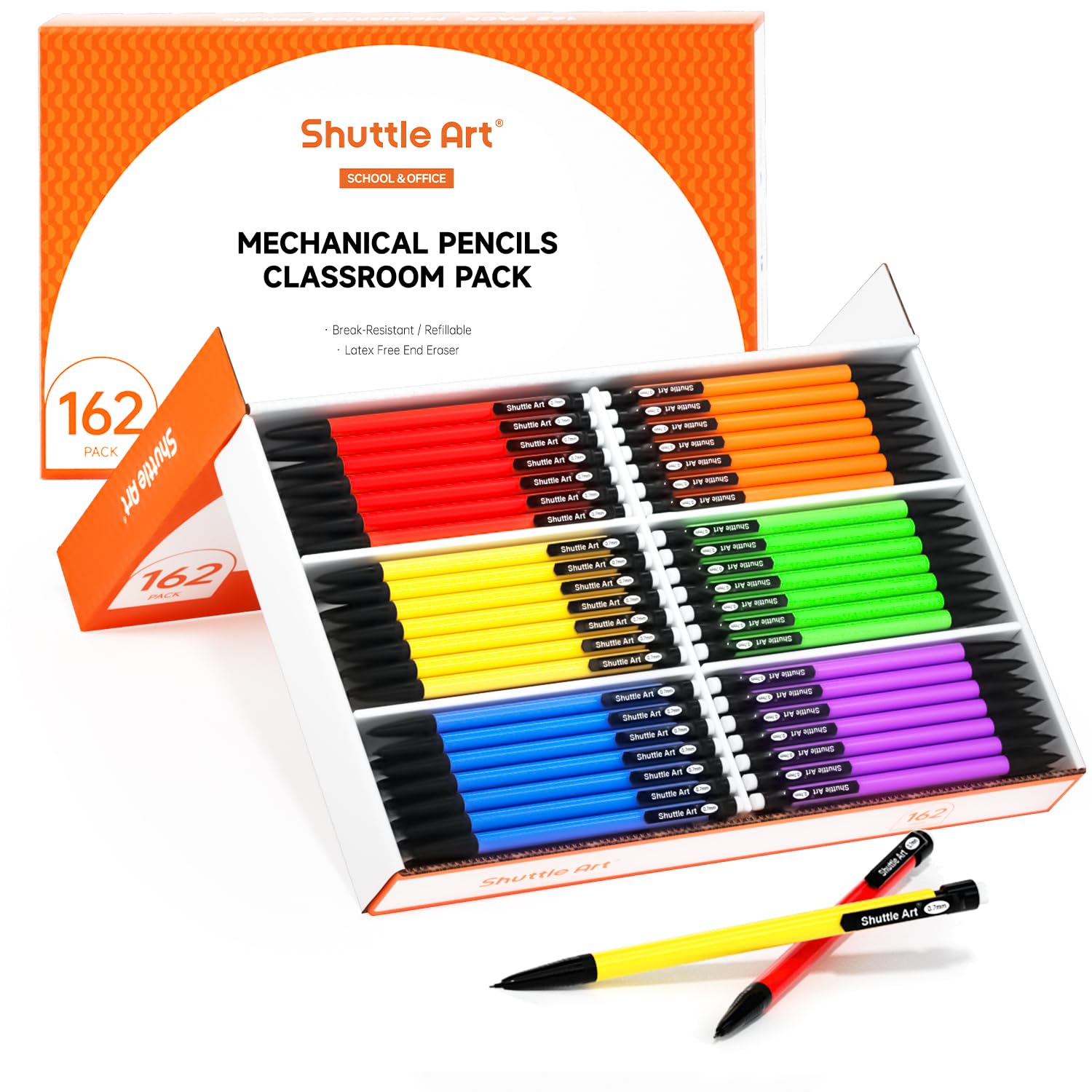 Snapklik.com : Mechanical Pencils, 162 Pack Bulk Mechanical Pencils 0 ...