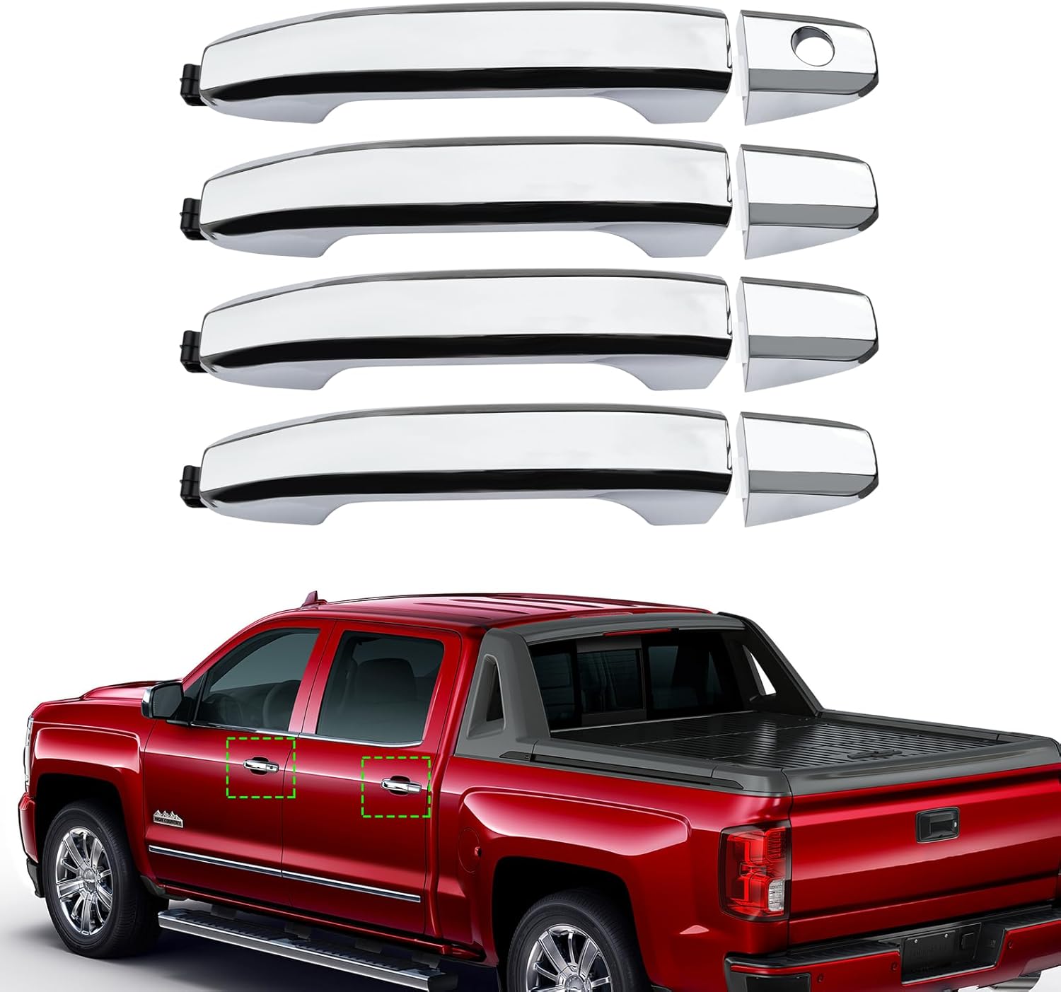 Amazon.com: APESER Exterior Door Handle Compatible with 2014-2020 Chevy ...