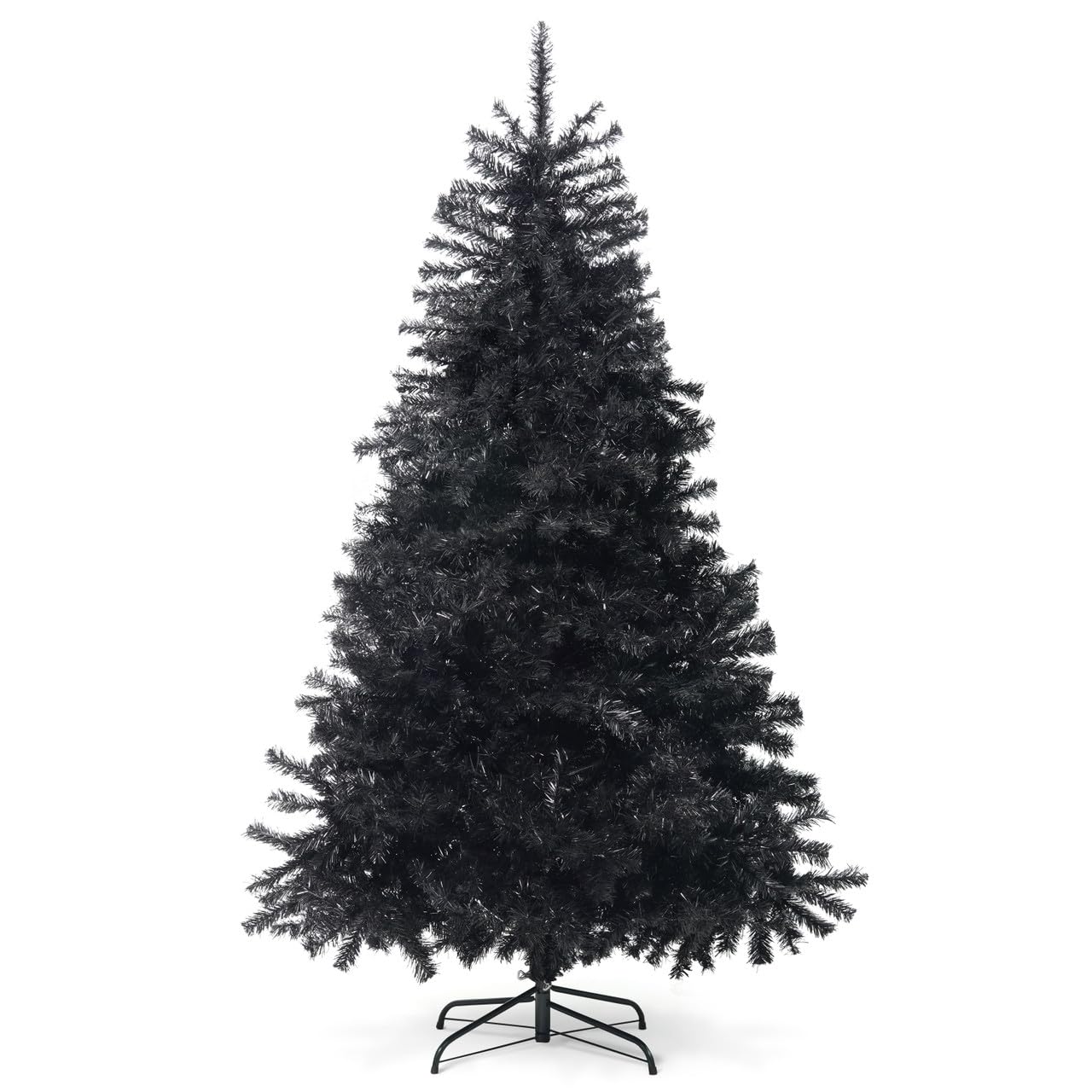 Amazon.com: CAPHAUS 6 Feet Premium Full Artificial Black Christmas Tree ...