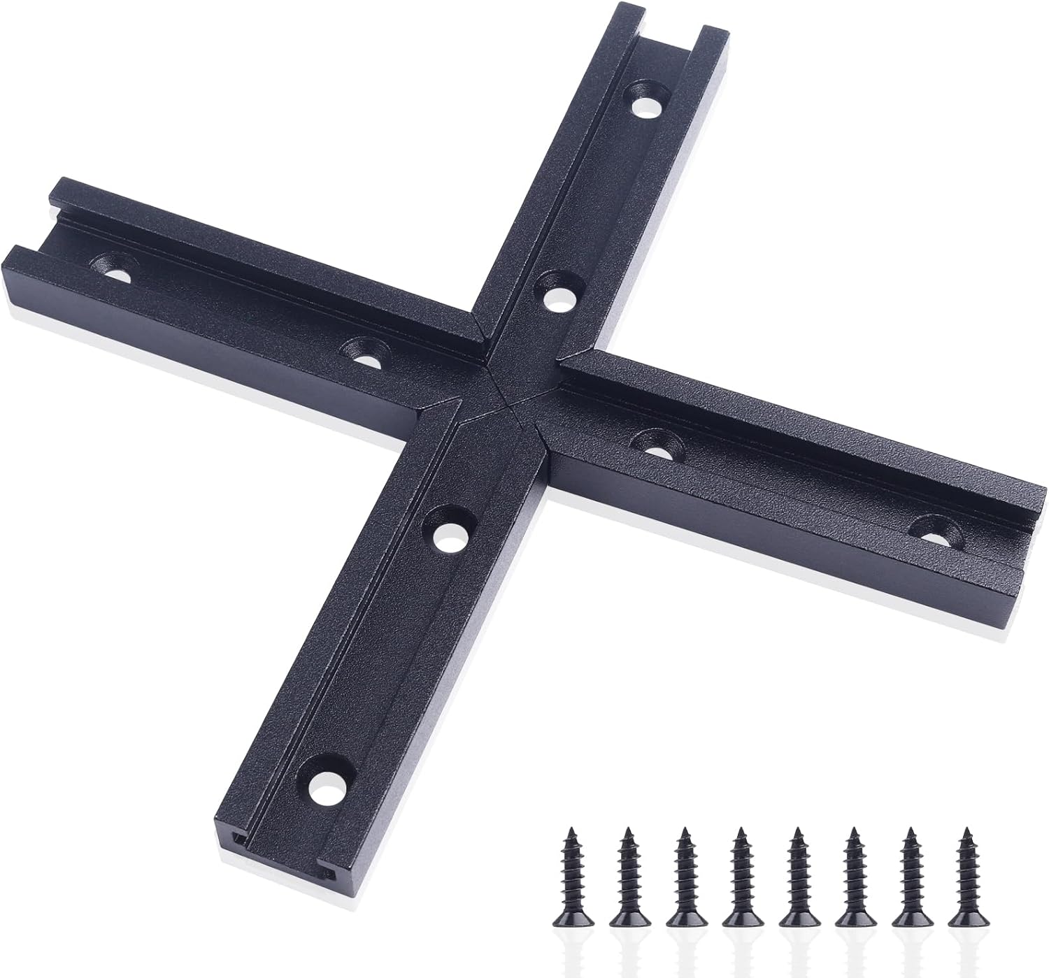 Amazon.com: Aluminum T-Track Intersection Kit with Screws, Double Cut ...