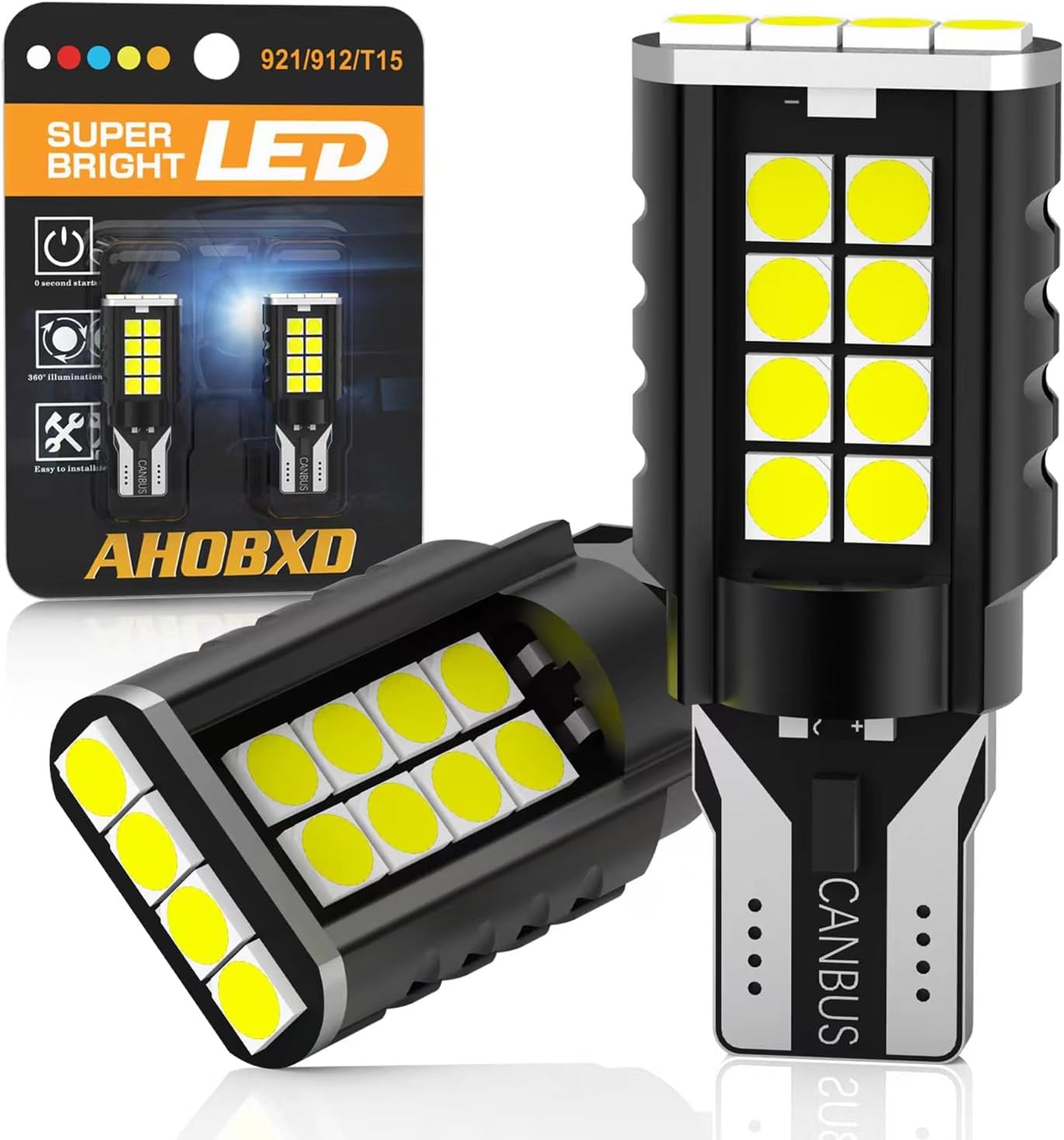 Amazon.com: LUYED 3200 Lumens 921 LED Bulb for Backup Light Reverse ...