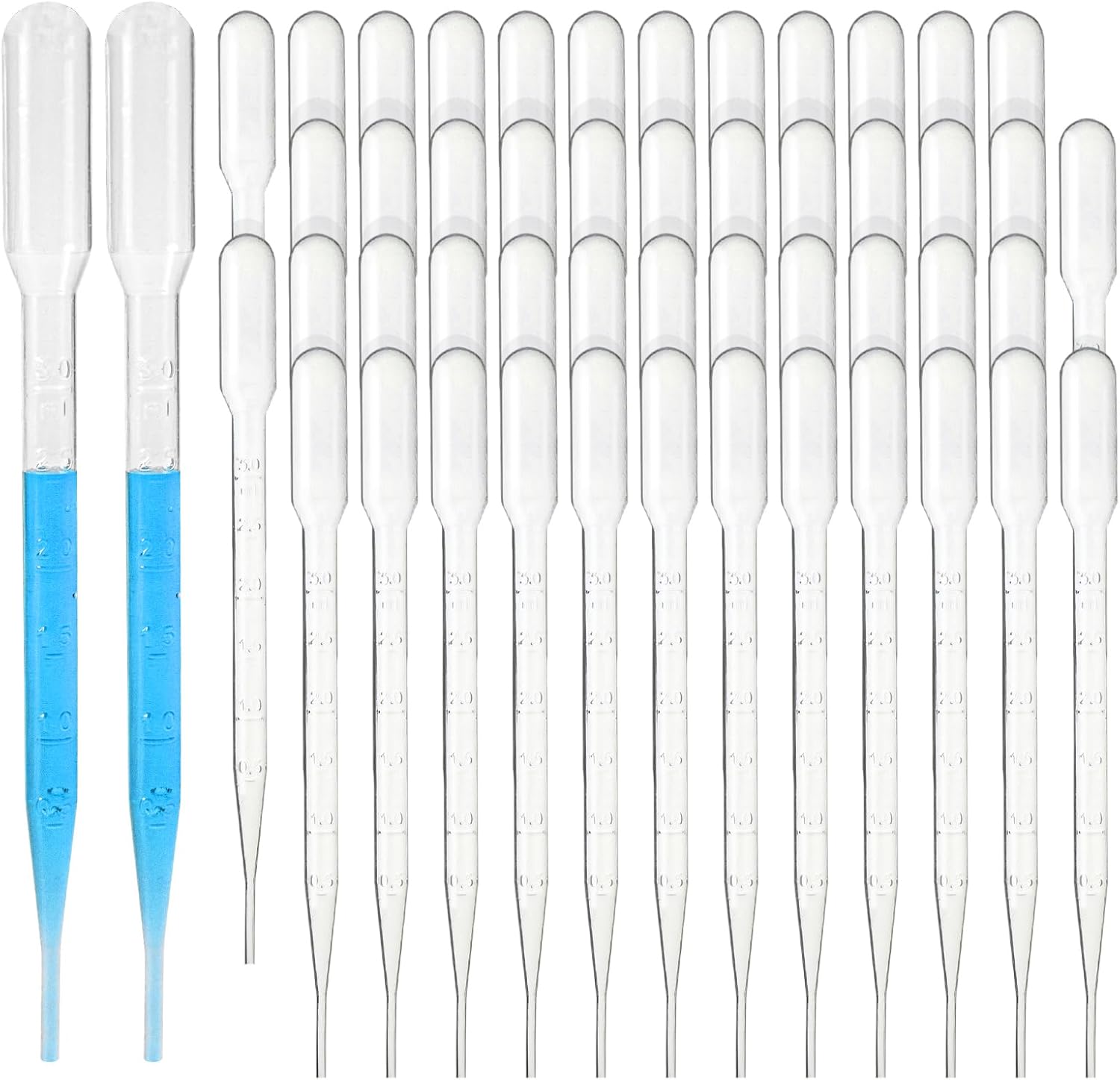 Amazon.com: PEKYBIO Disposable Transfer Pipettes Dropper 3ml Plastic ...