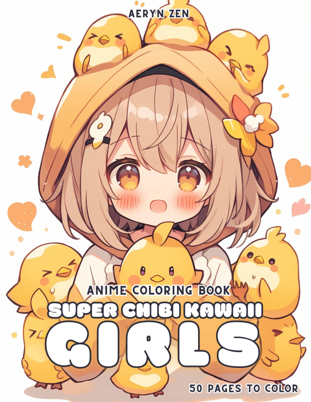 Anime Coloring Book: Super Chibi Kawaii Girls: Manga Art & Anime ...