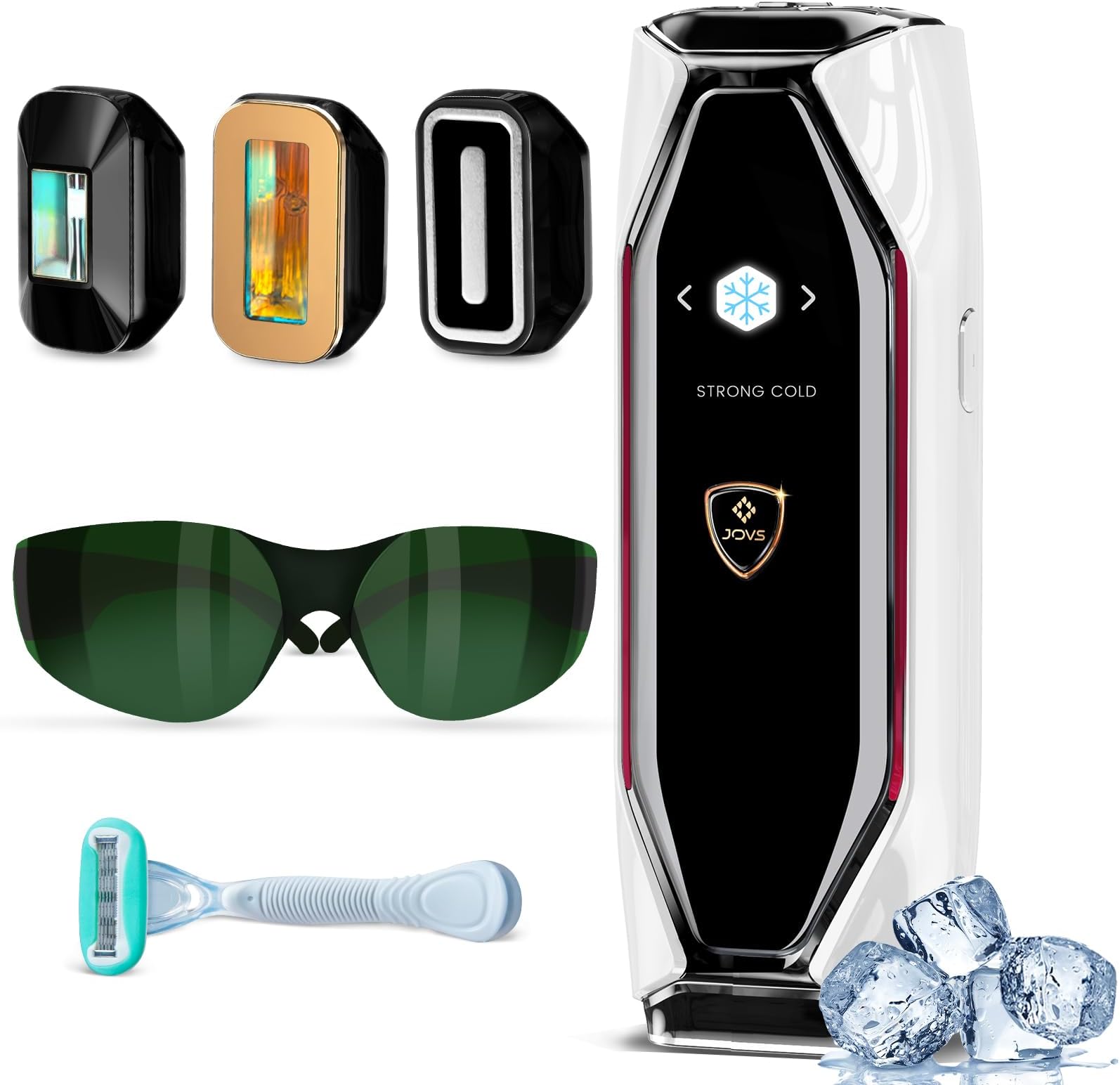 Amazon.com: JOVS Laser Hair Removal, 37°F Painless Hair Removal Device ...