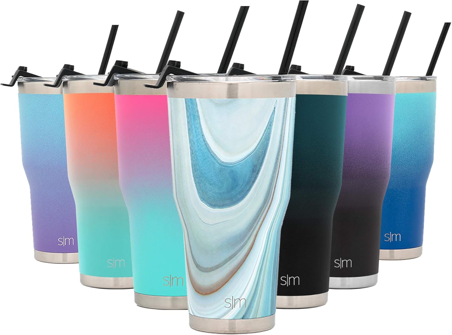 Amazon.com: Simple Modern Cruiser Tumbler with Clear Flip Lid and Straw ...